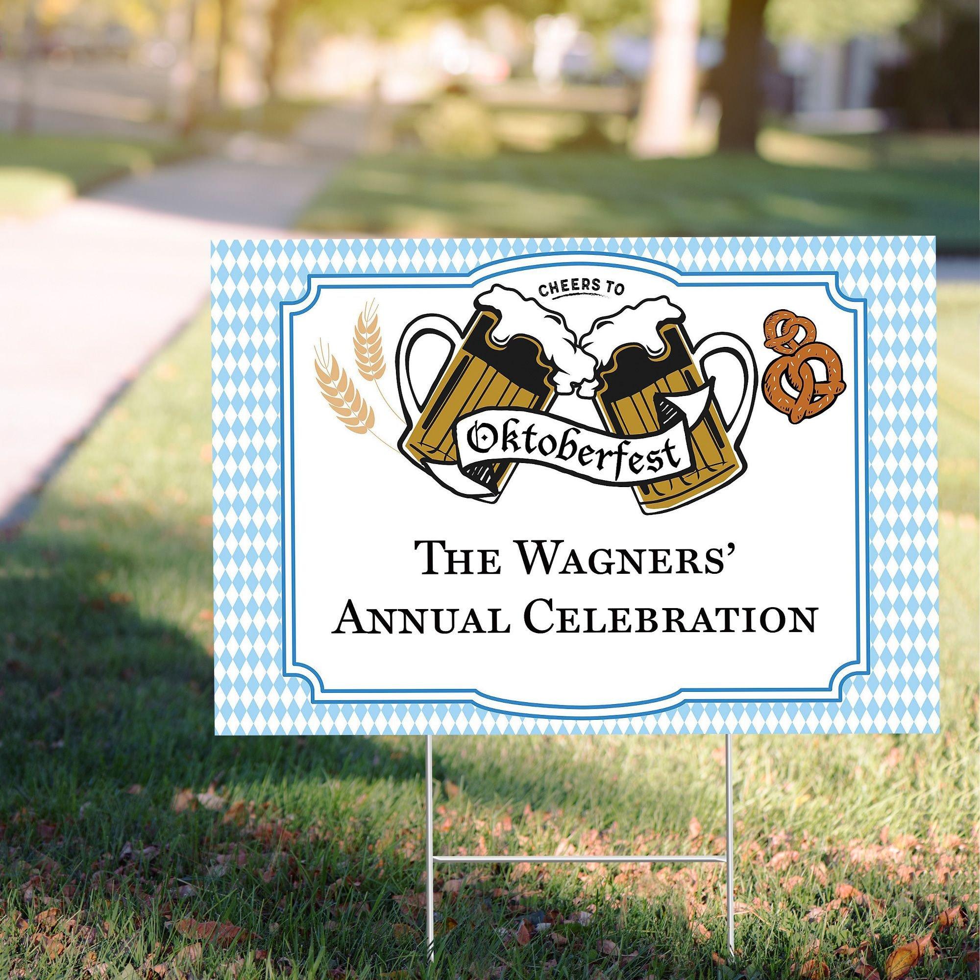 PartyCity Custom Oktoberfest Yard Sign | Hamilton Place