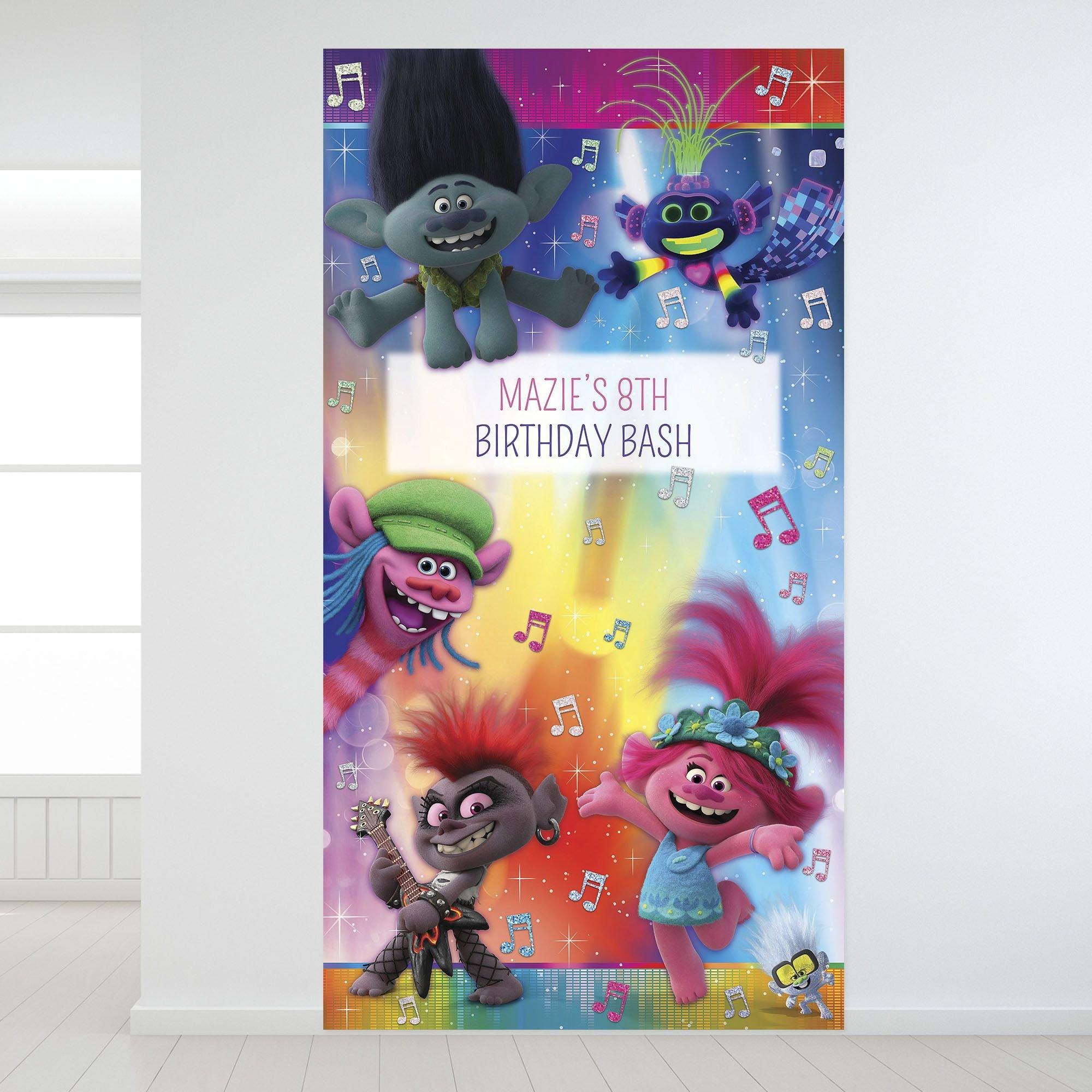 PartyCity Custom Trolls World Tour Backdrop at Hamilton Place in ...