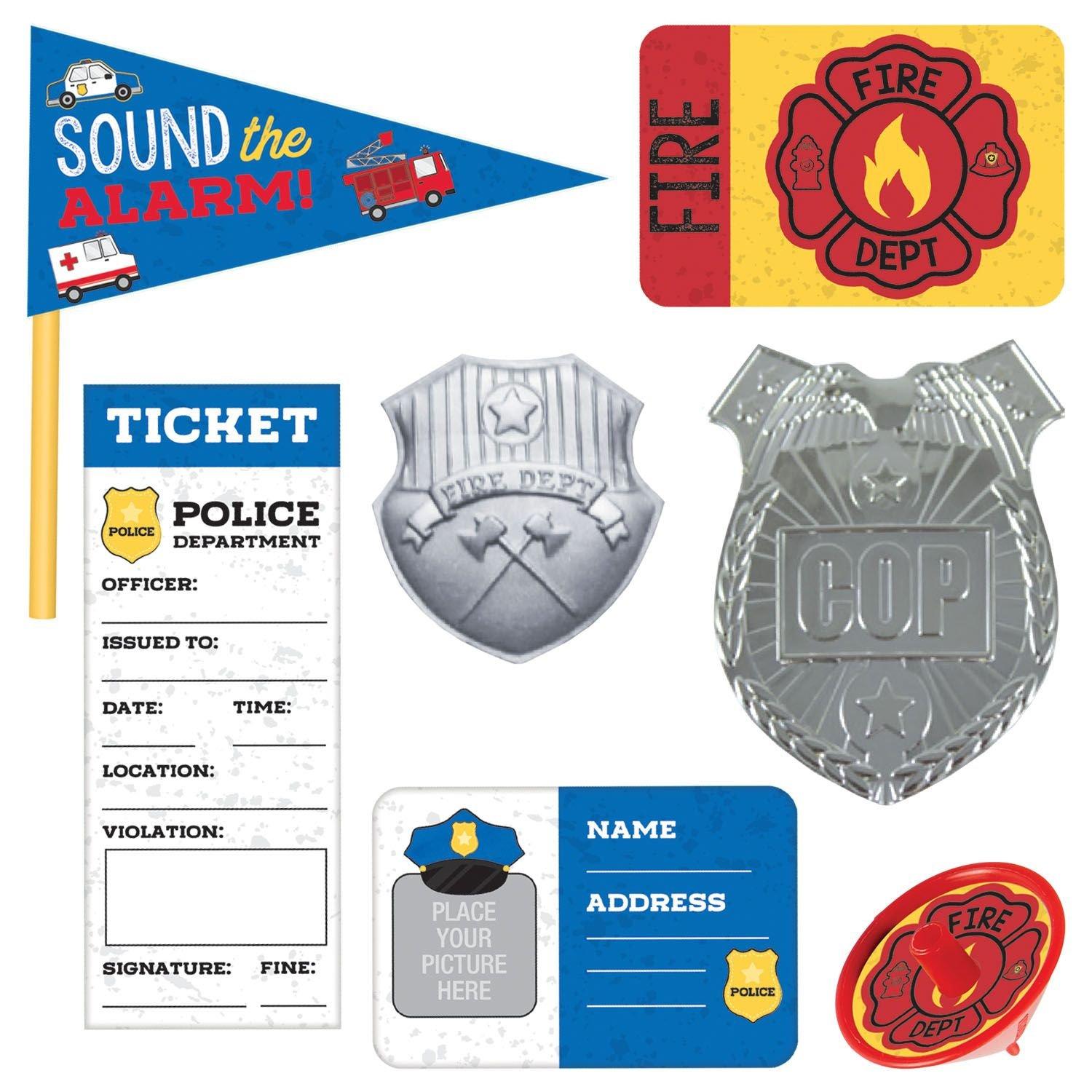 First Responders Favor Pack, 48pc | Party City