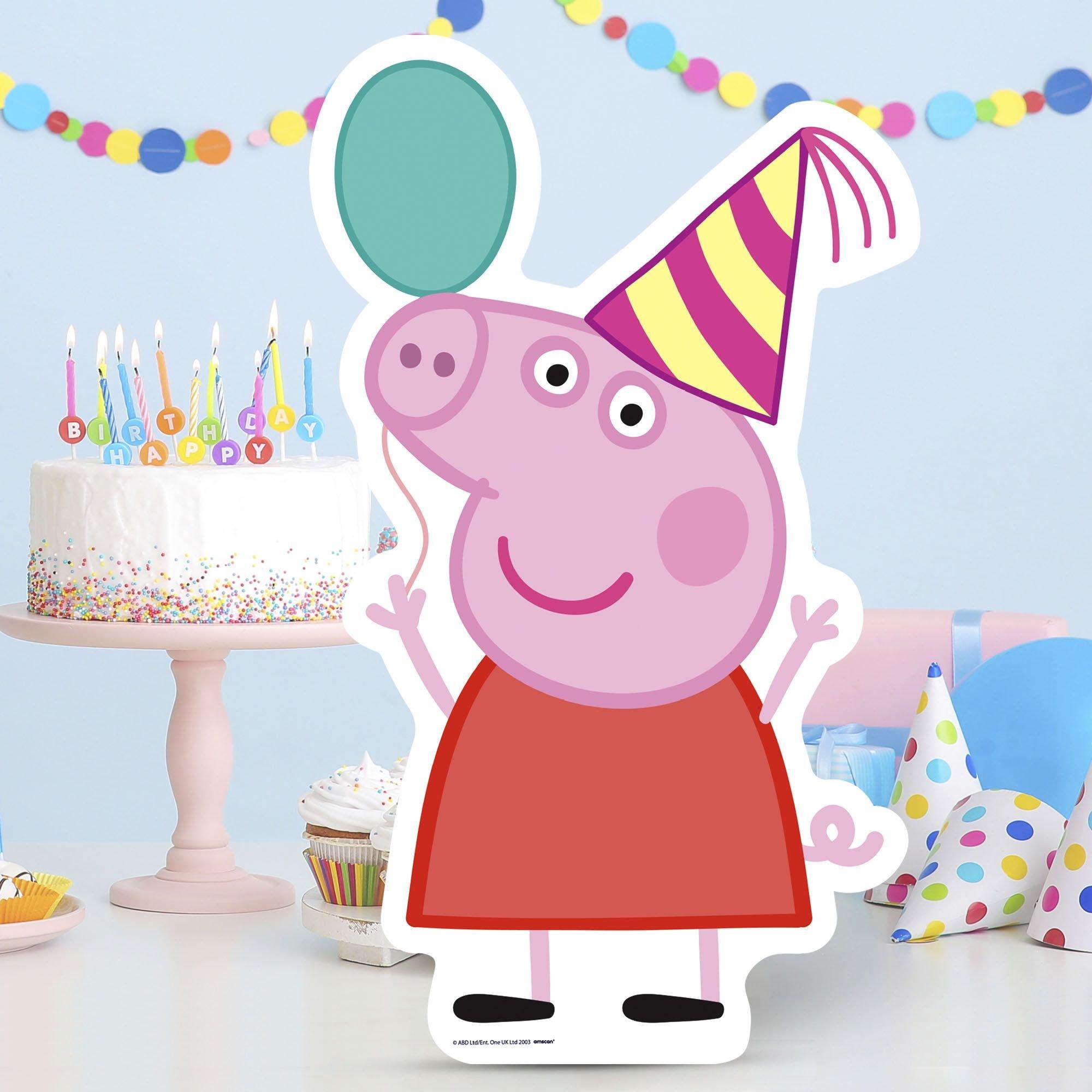 PartyCity Peppa Pig Centerpiece Cardboard Cutout, 18in at Hamilton ...