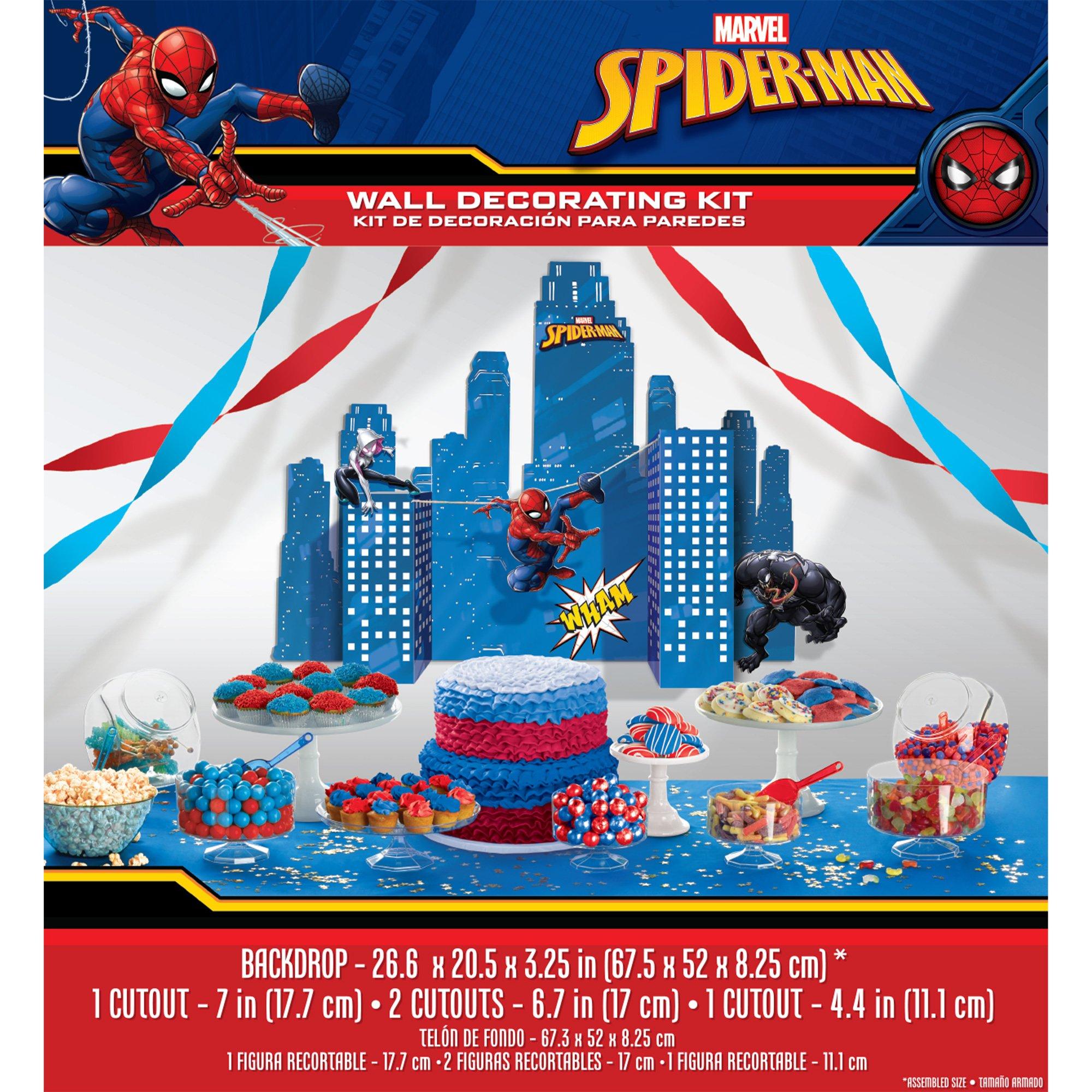 PartyCity Spider-Man Webbed Wonder Wall Decorating Kit | Hamilton Place