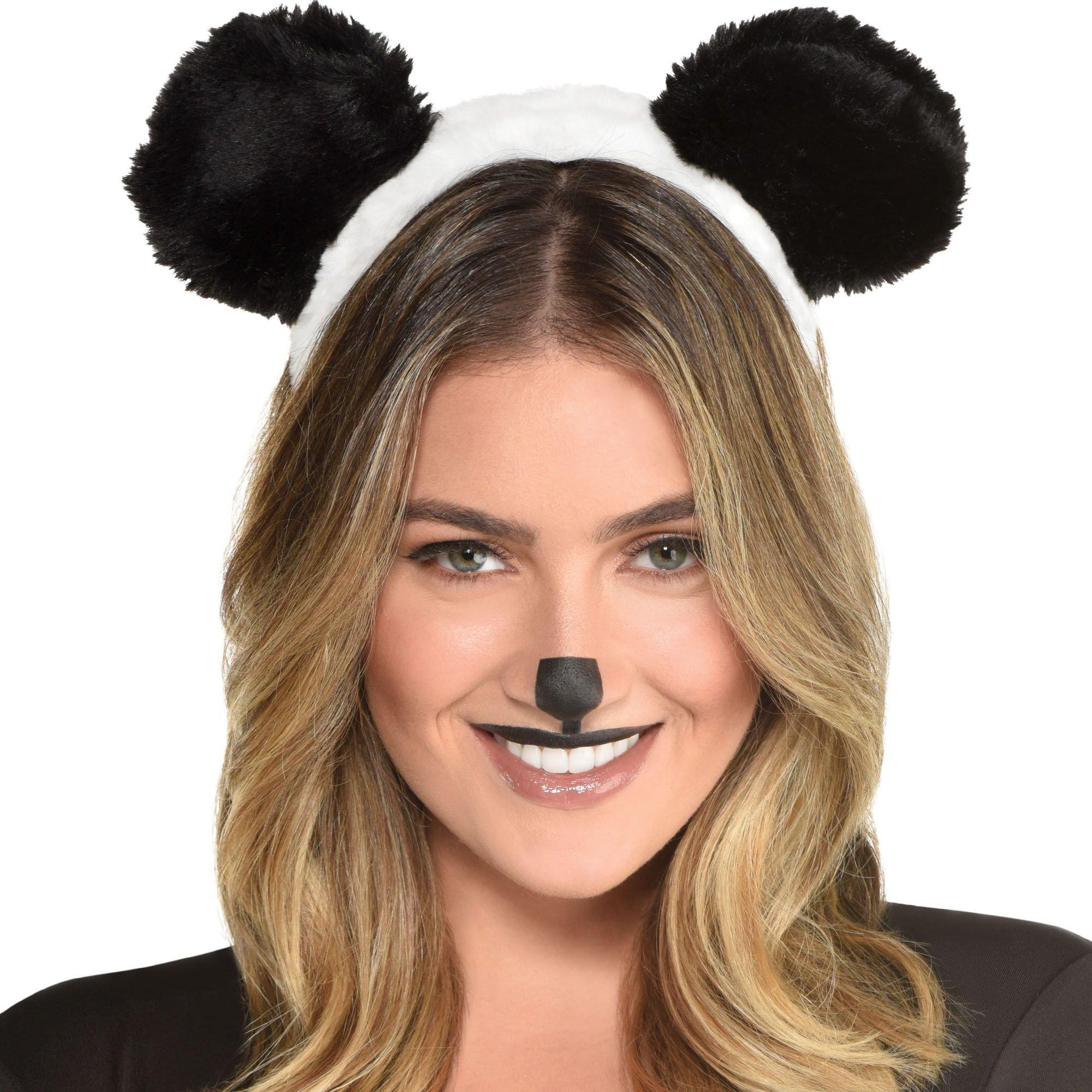 Furry Panda Ear Headband | Party City