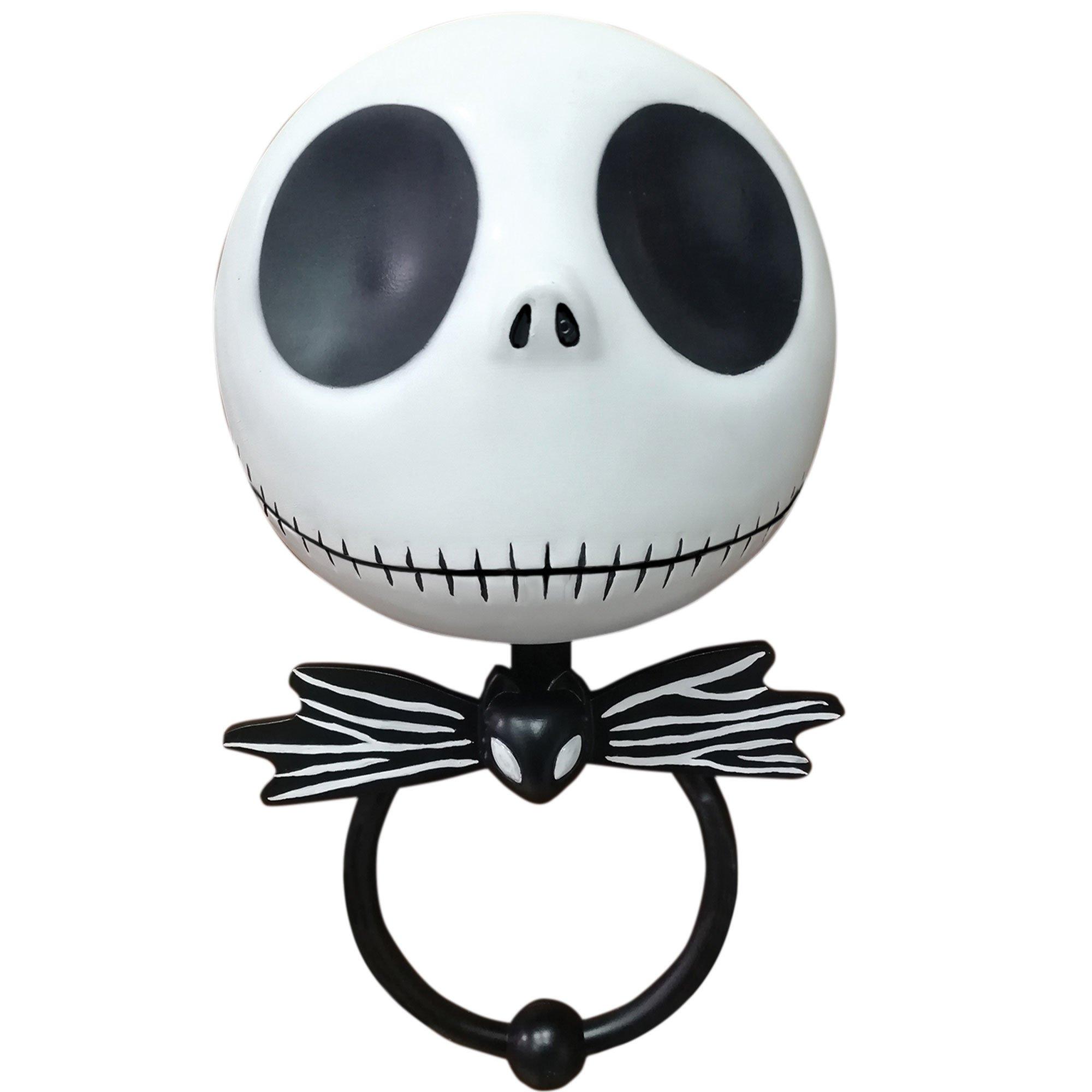 Animatronic Jack Skellington Plastic Door Knocker Halloween Decoration ...