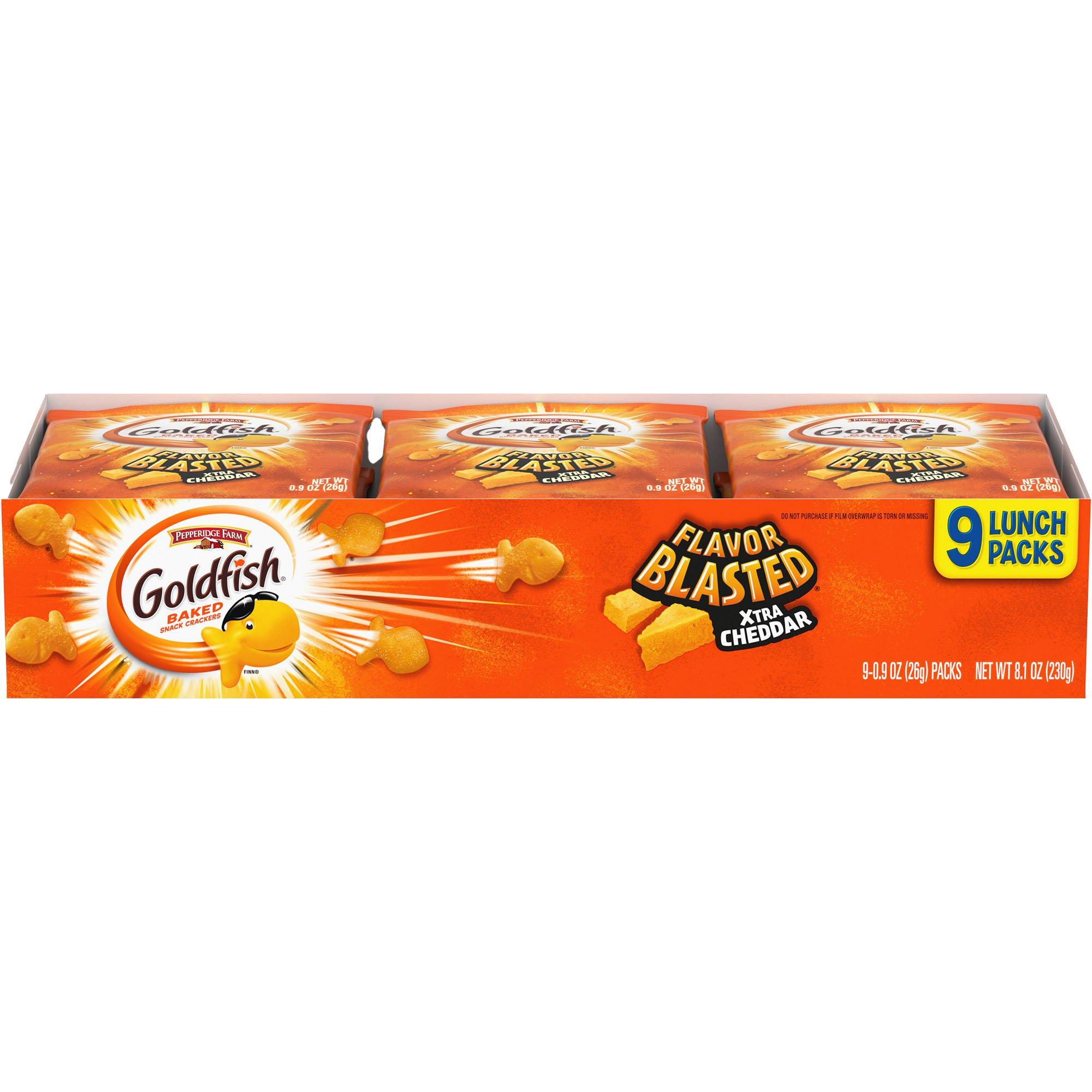 Goldfish Crackers Box Sizes