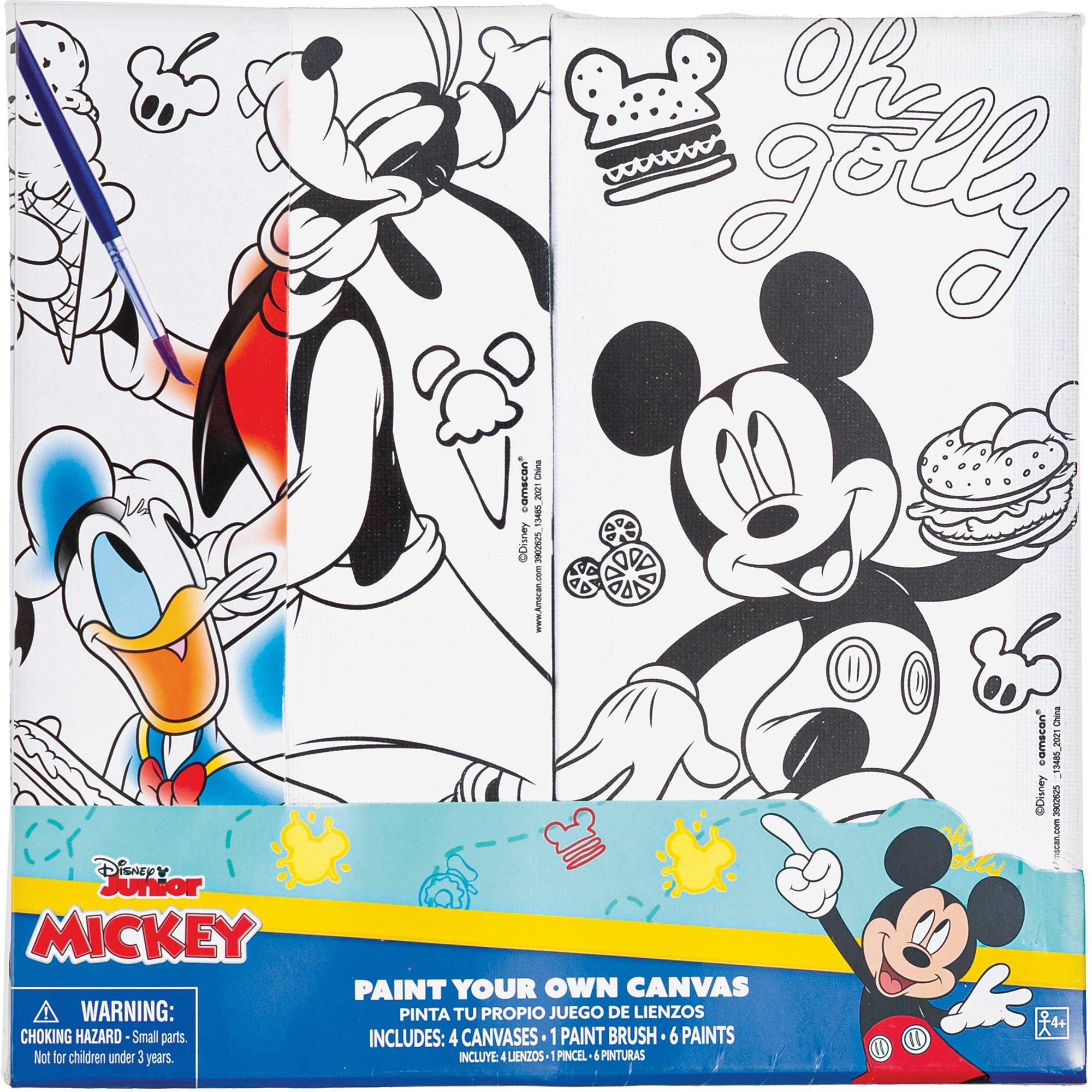 Mickey Mouse Brushing His Teeth