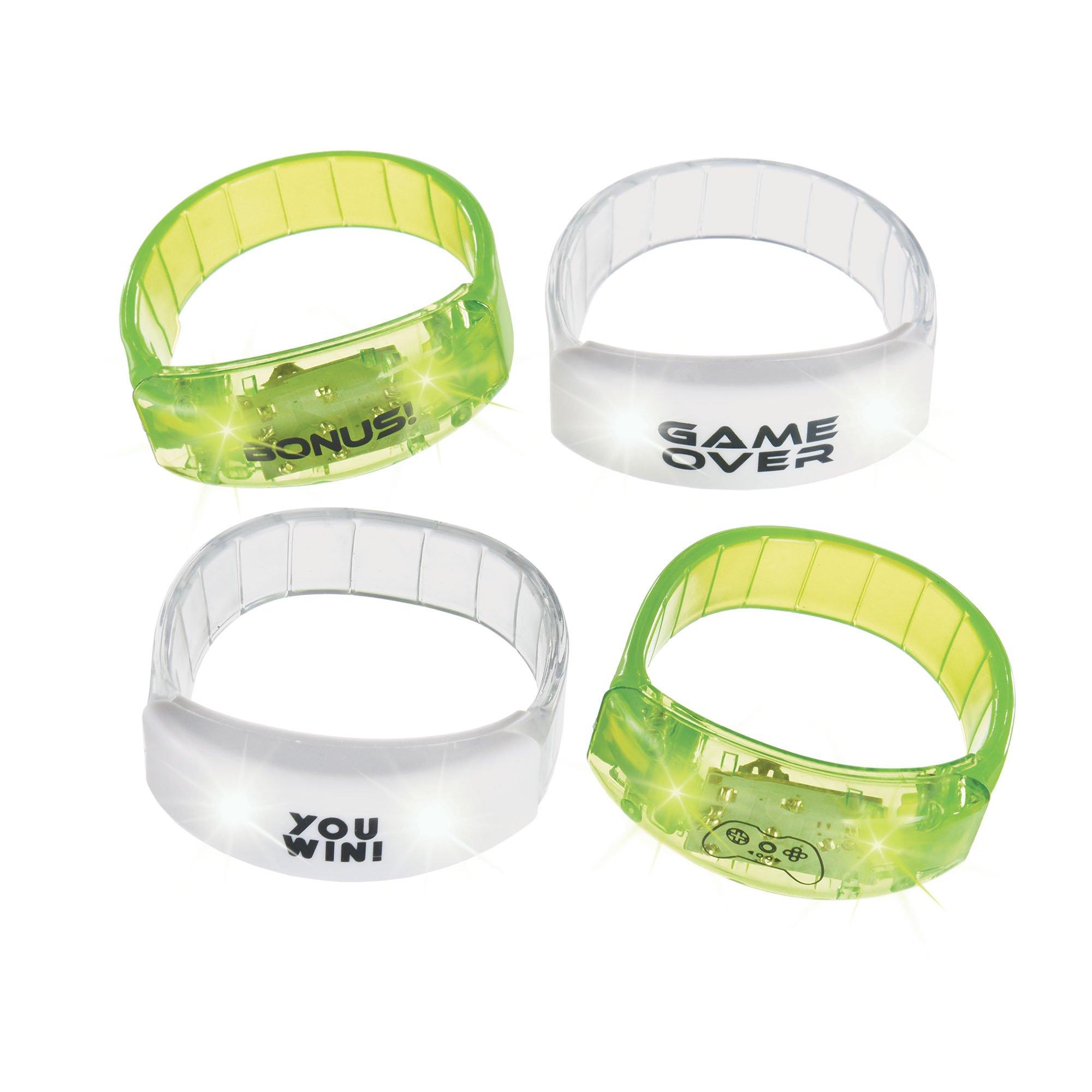 PartyCity Light Up Level Up Bracelets, 4pc | Hamilton Place
