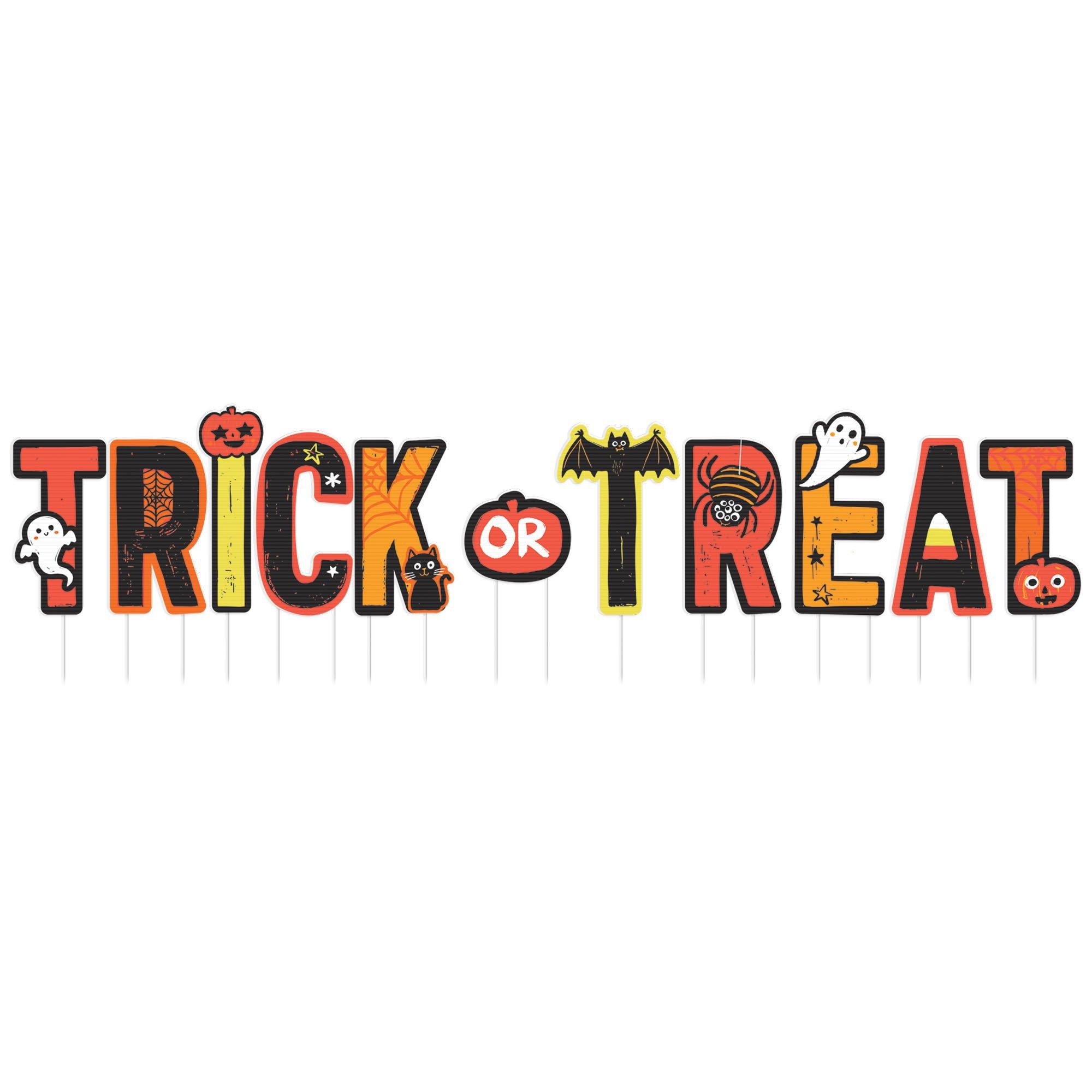 Trick Or Treat Yard Sign