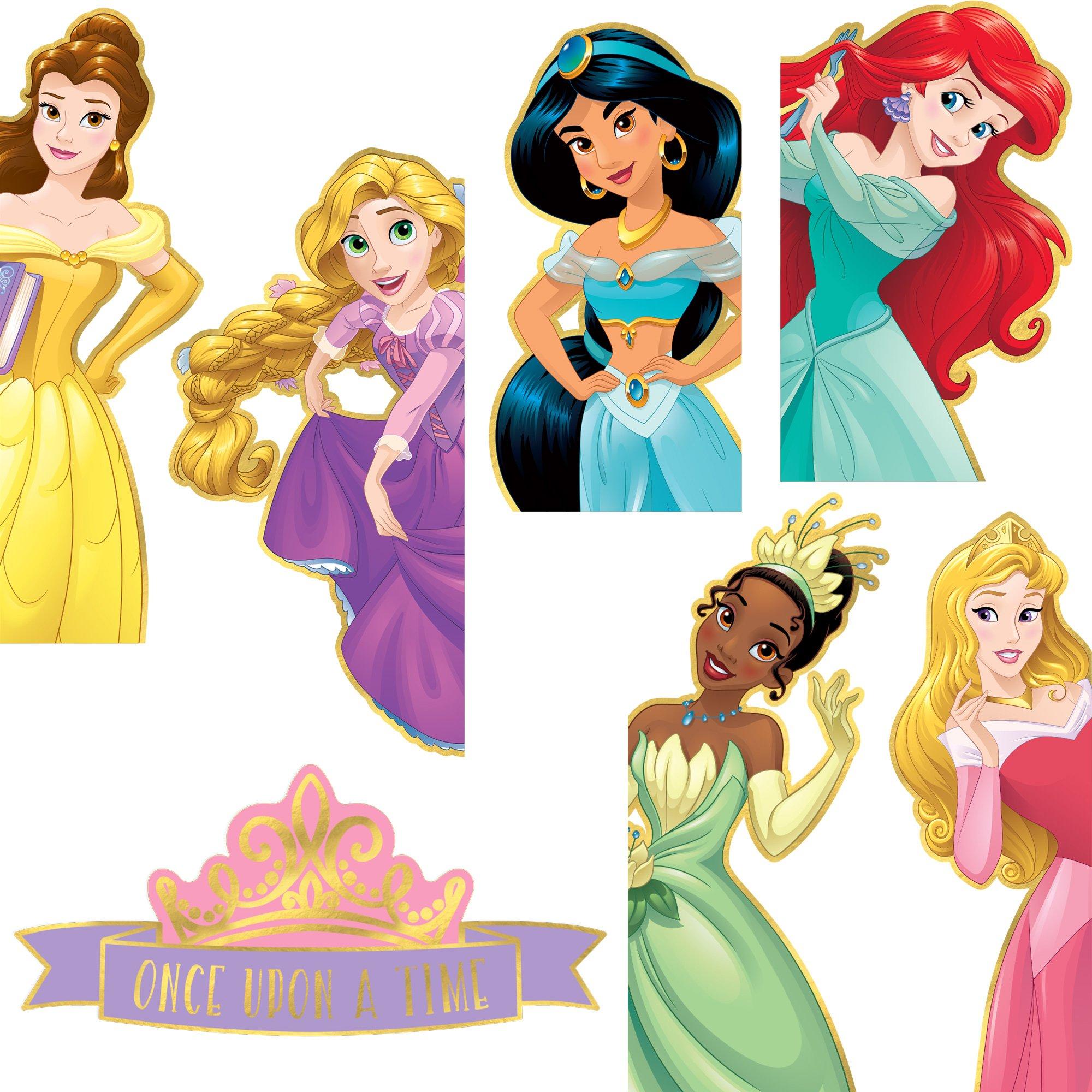 PartyCity Disney Princess Cardstock Door Decorating Kit, 7pc at ...