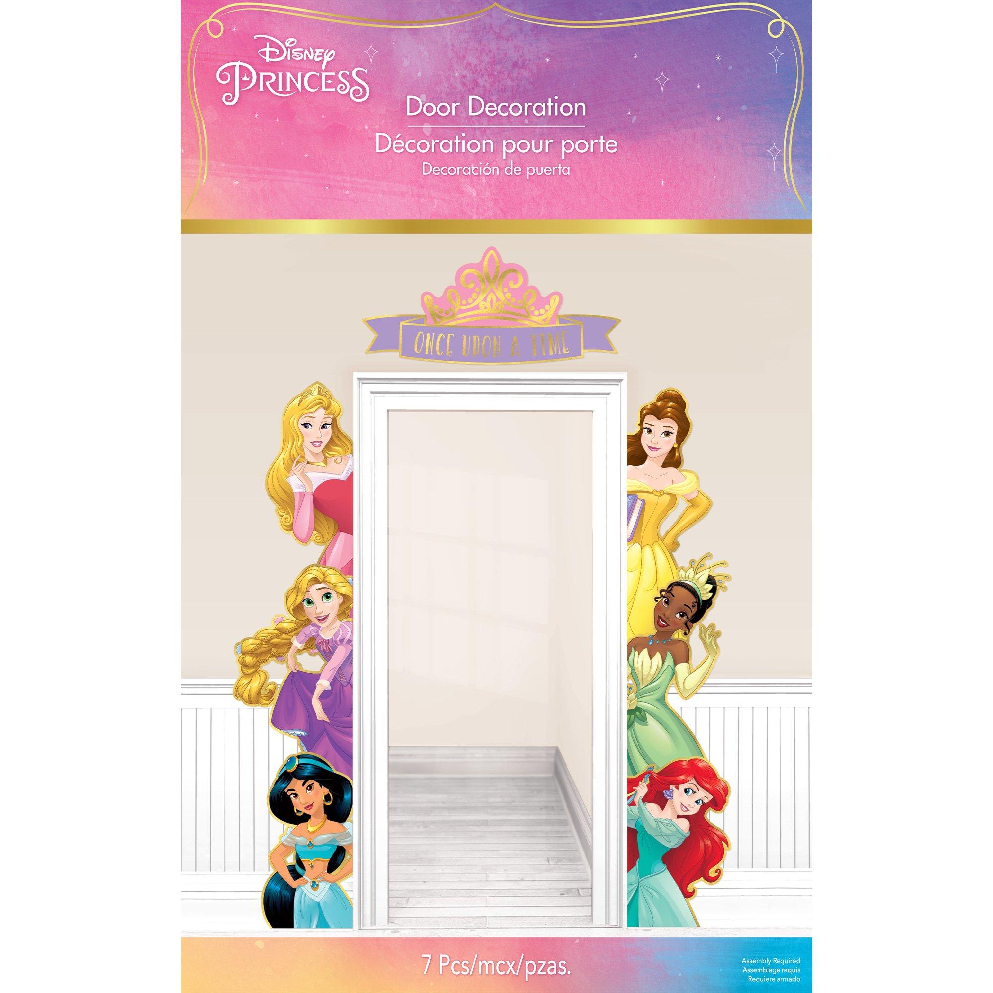 PartyCity Disney Princess Cardstock Door Decorating Kit, 7pc at ...
