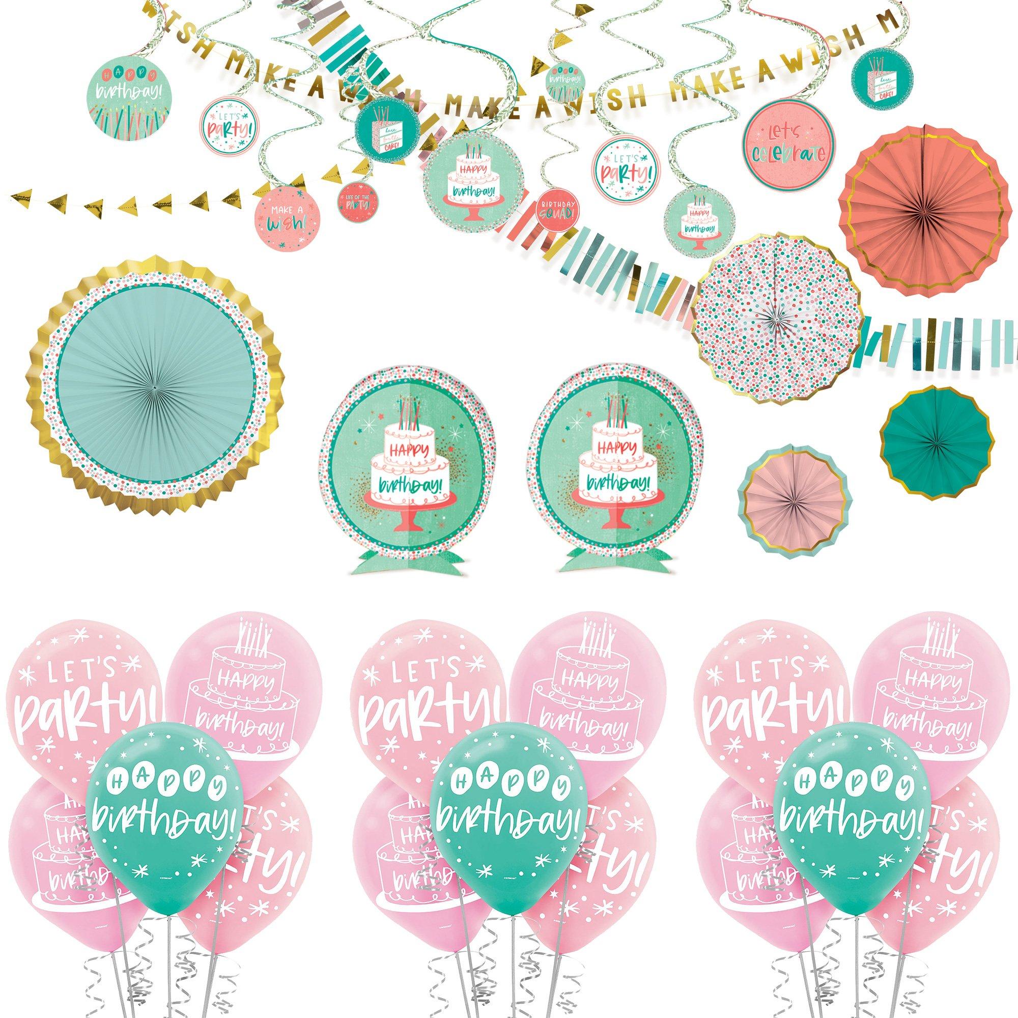 PartyCity Happy Cake Day Birthday Room Decorating Kit at Hamilton Place ...