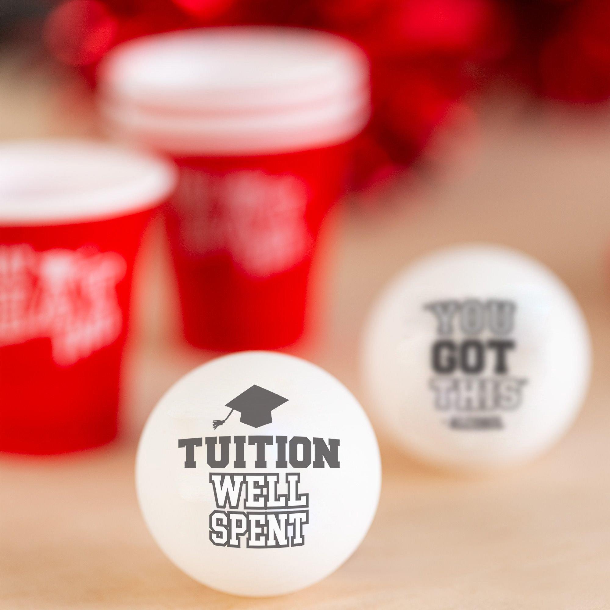 PartyCity Grad Plastic Pong Balls, 6ct | Hamilton Place