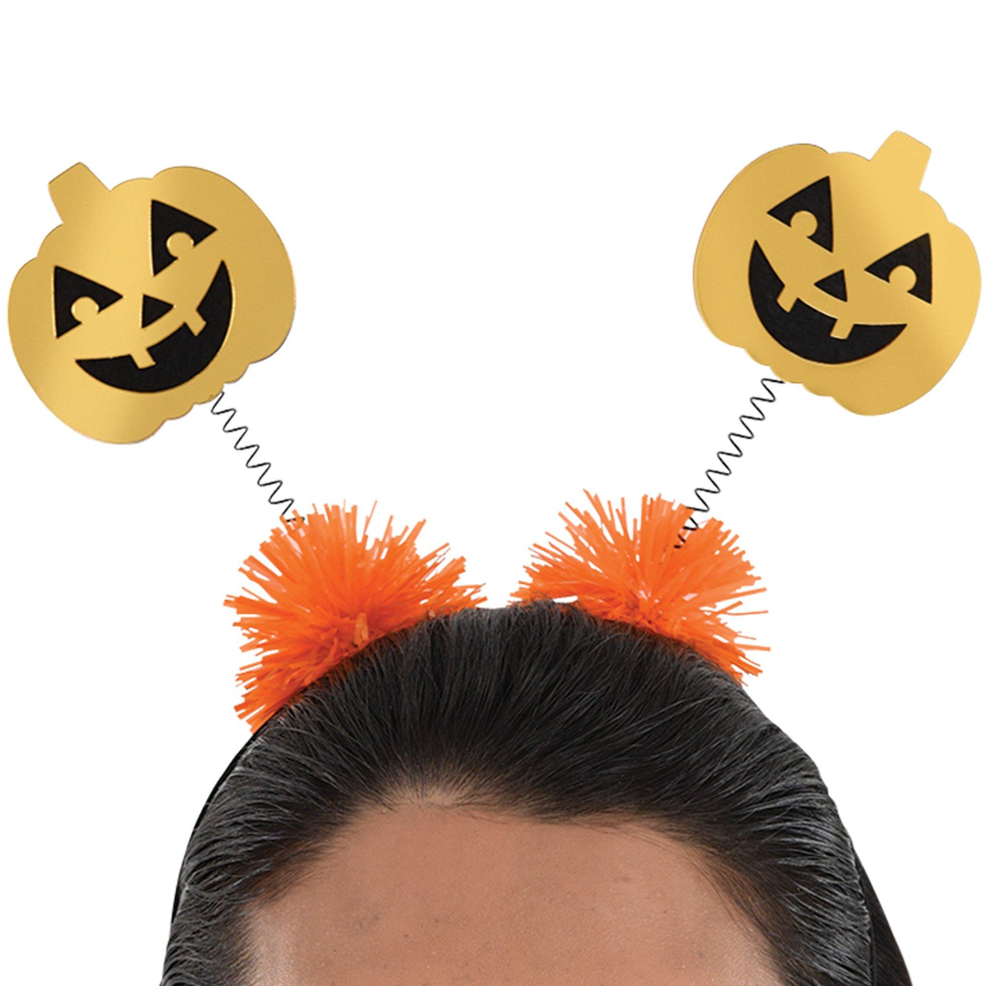 Mirrored Happy Pumpkin Head Bopper | Party City