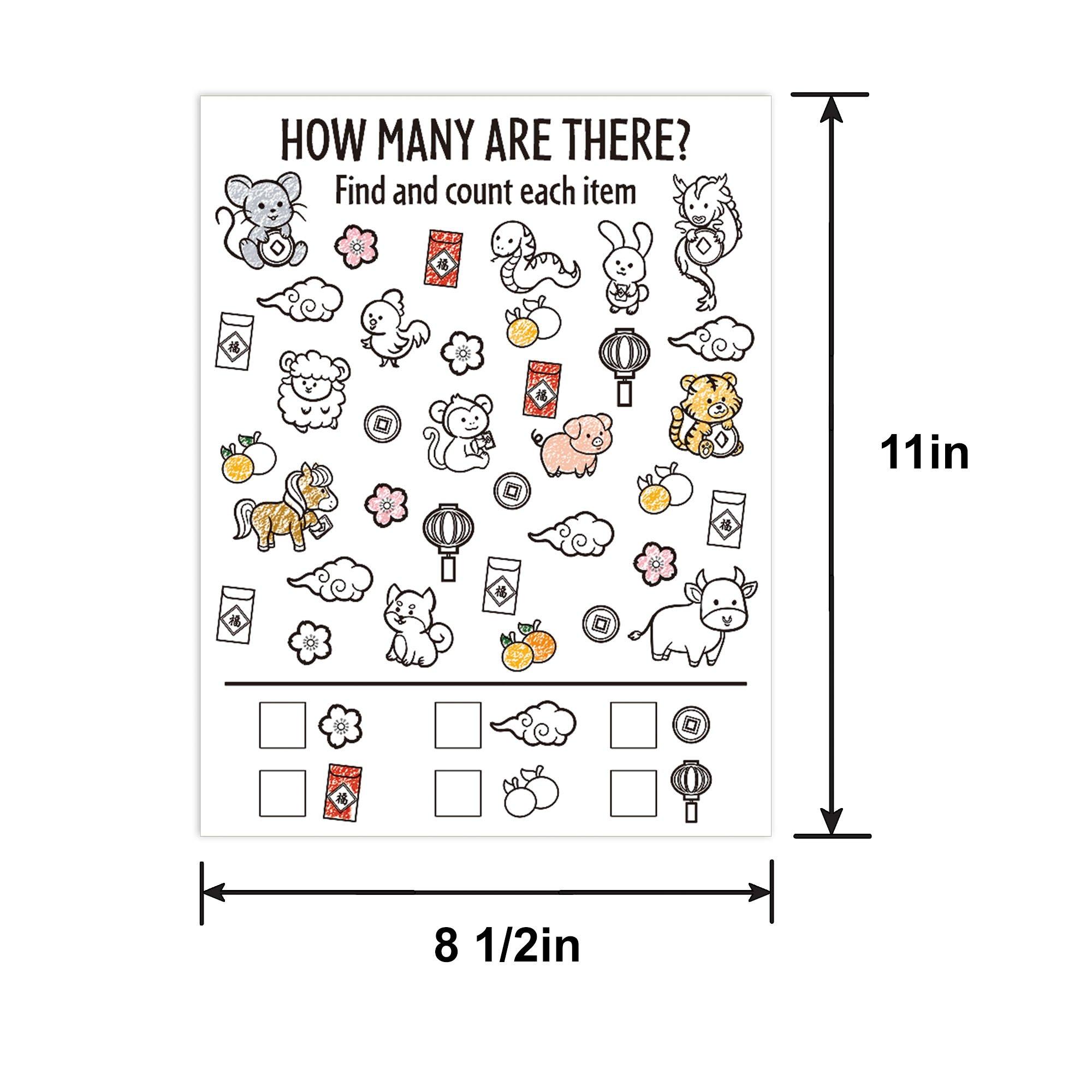 PartyCity Chinese New Year Activity Sheets, 10ct | Hamilton Place