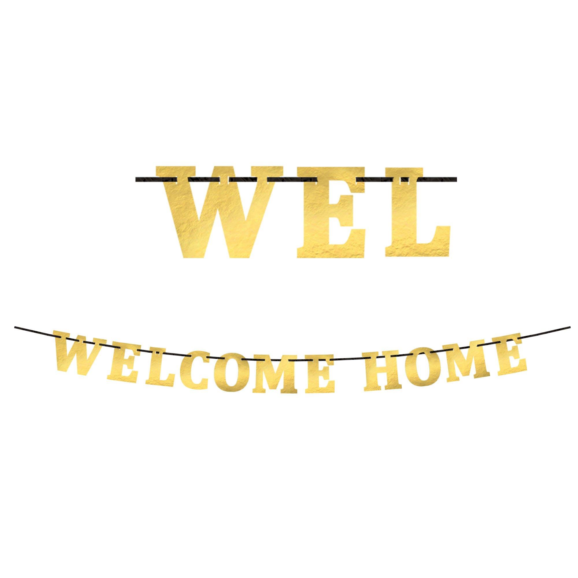 Gold Welcome Text