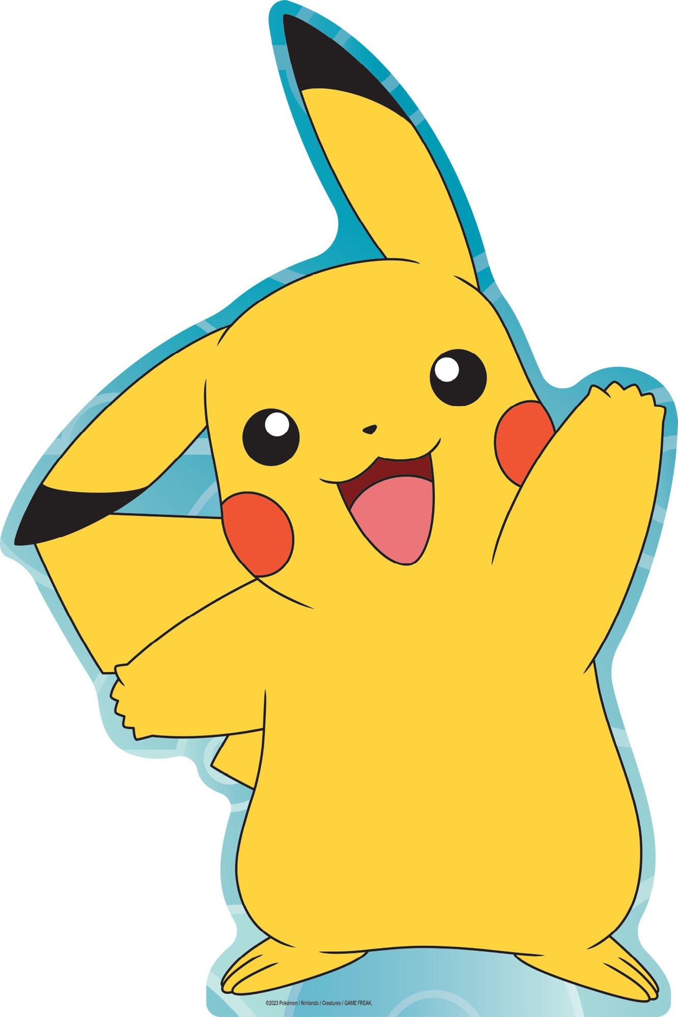 Pikachu Cardboard Cutout, 3ft - Pokémon | Party City