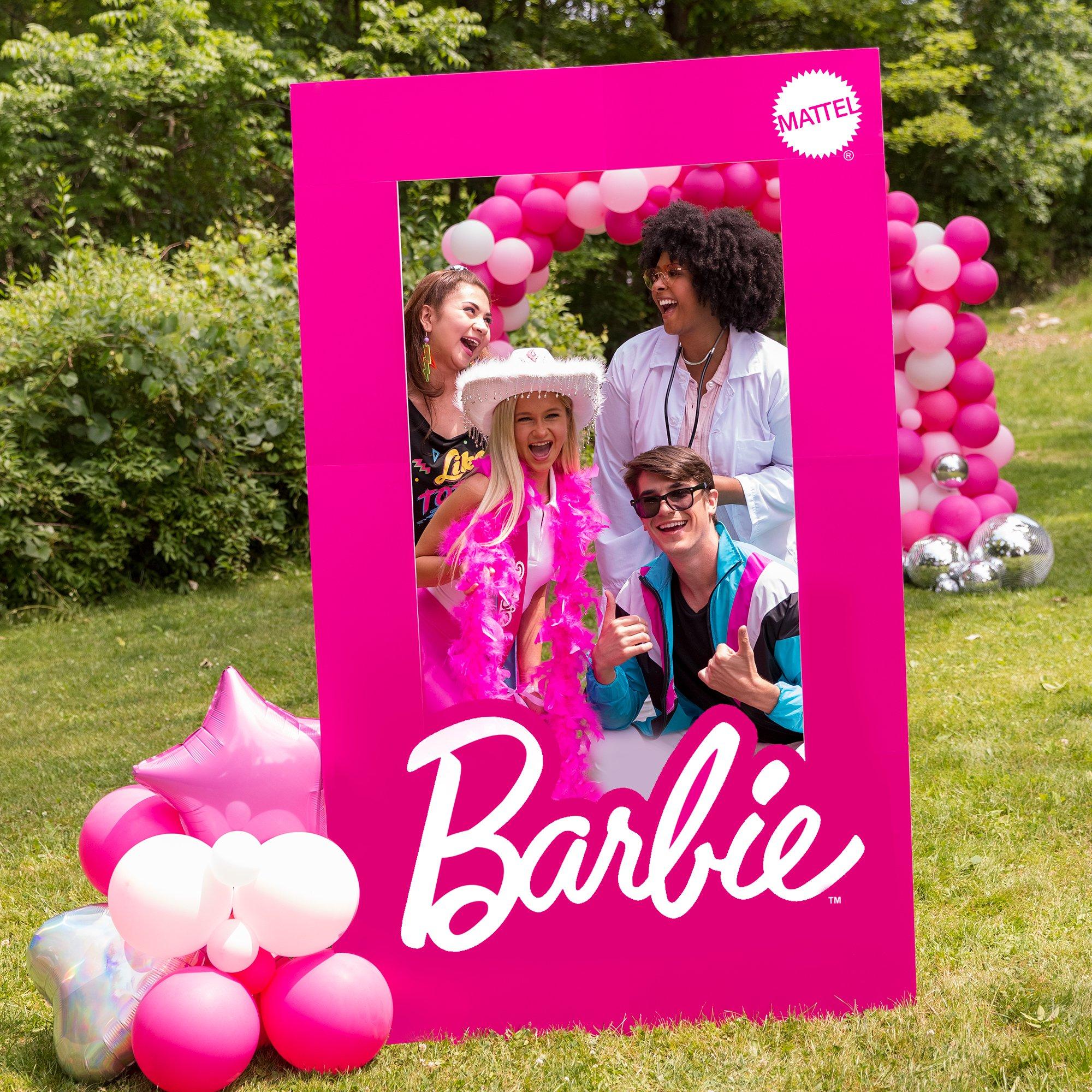 PartyCity Malibu Barbie Cardboard Backdrop, 3.8ft x 7.25ft at Hamilton ...