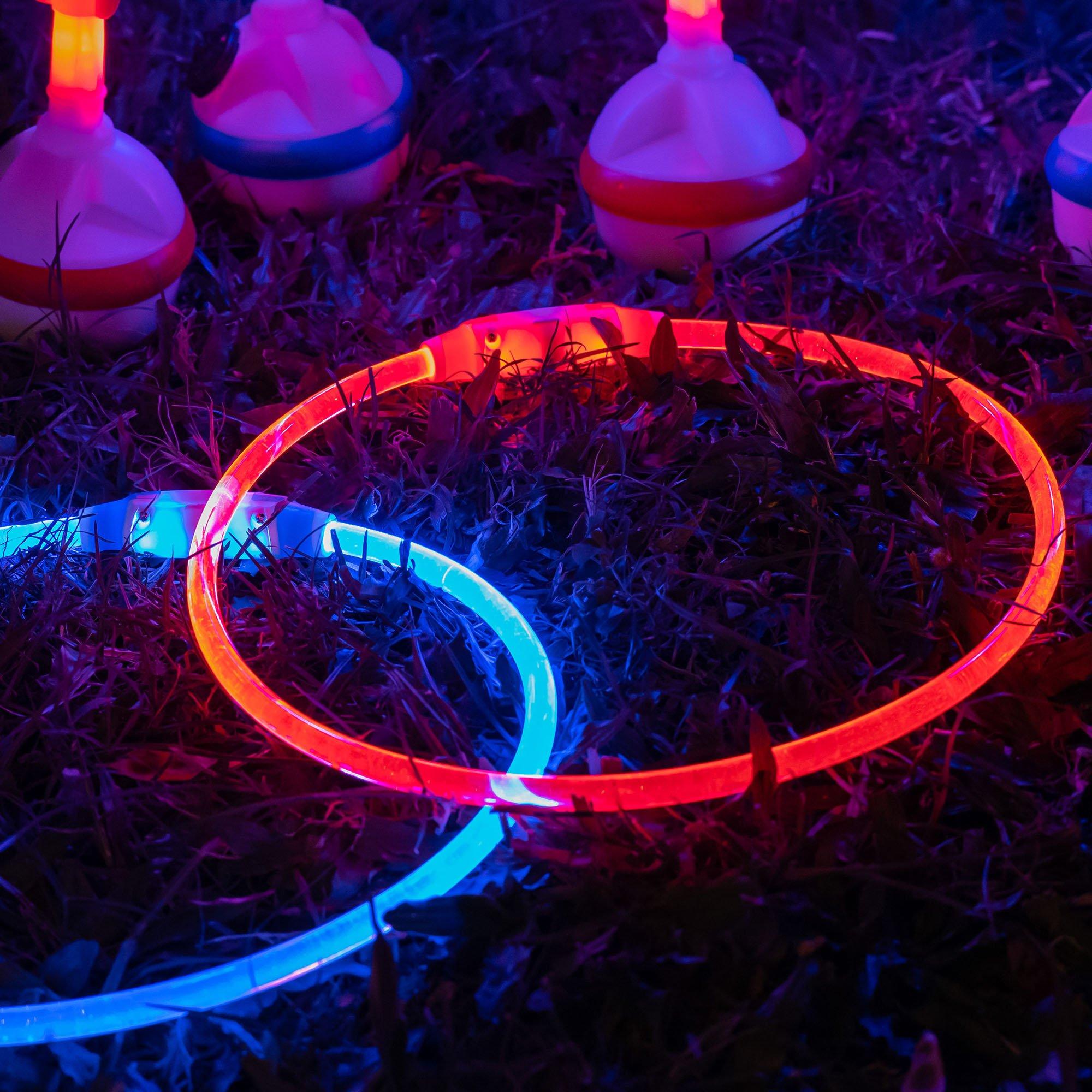 PartyCity Light-Up LED Lawn Darts Game Set, 6pc | Hamilton Place