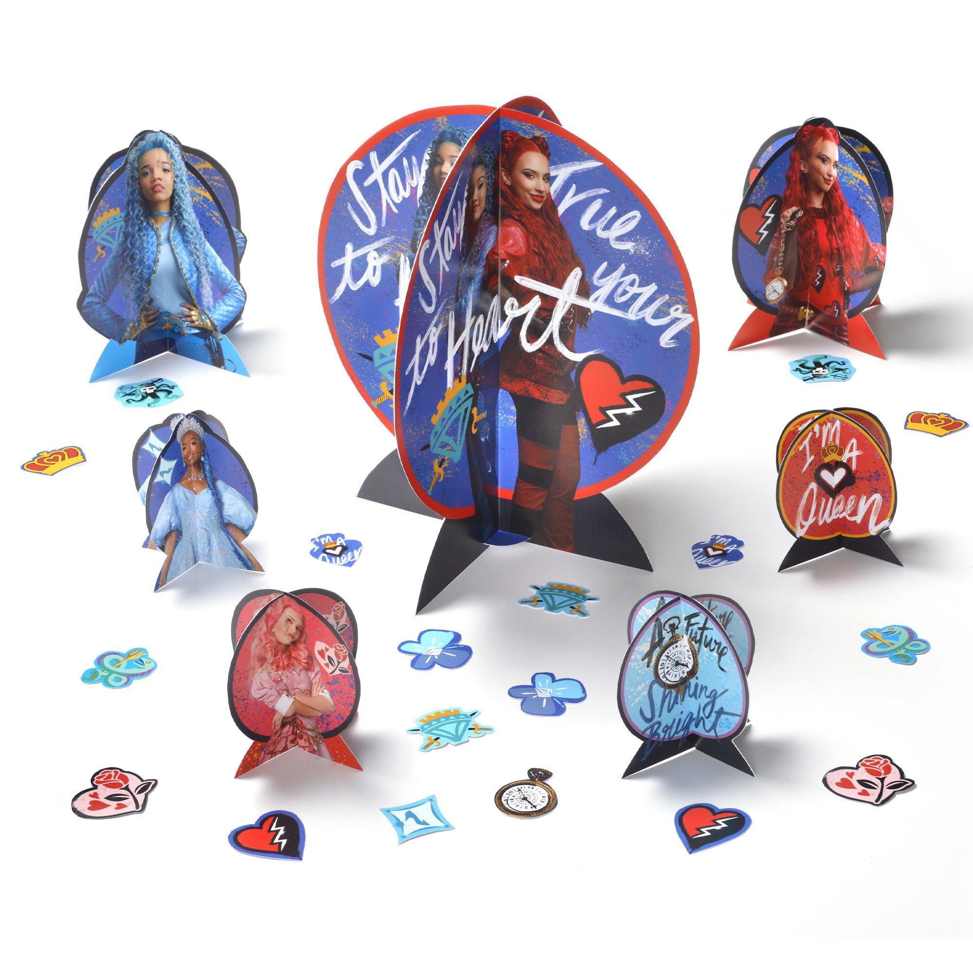 PartyCity Chloe & Red Cardstock Table Centerpiece Kit, 31pc ...