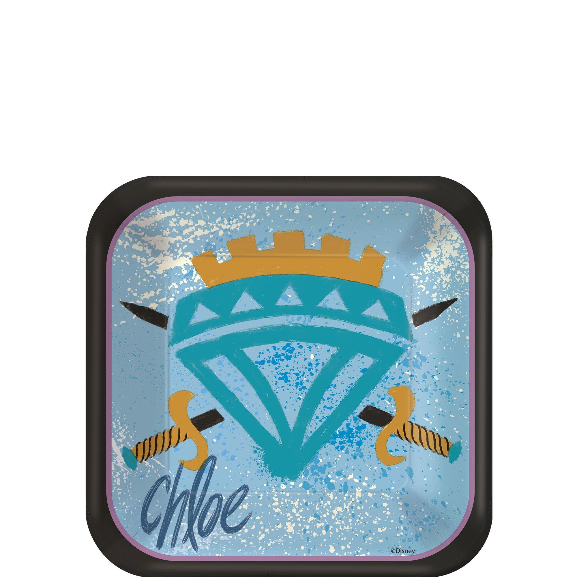 PartyCity Chloe & Red Square Paper Dessert Plates, 7in, 8ct ...