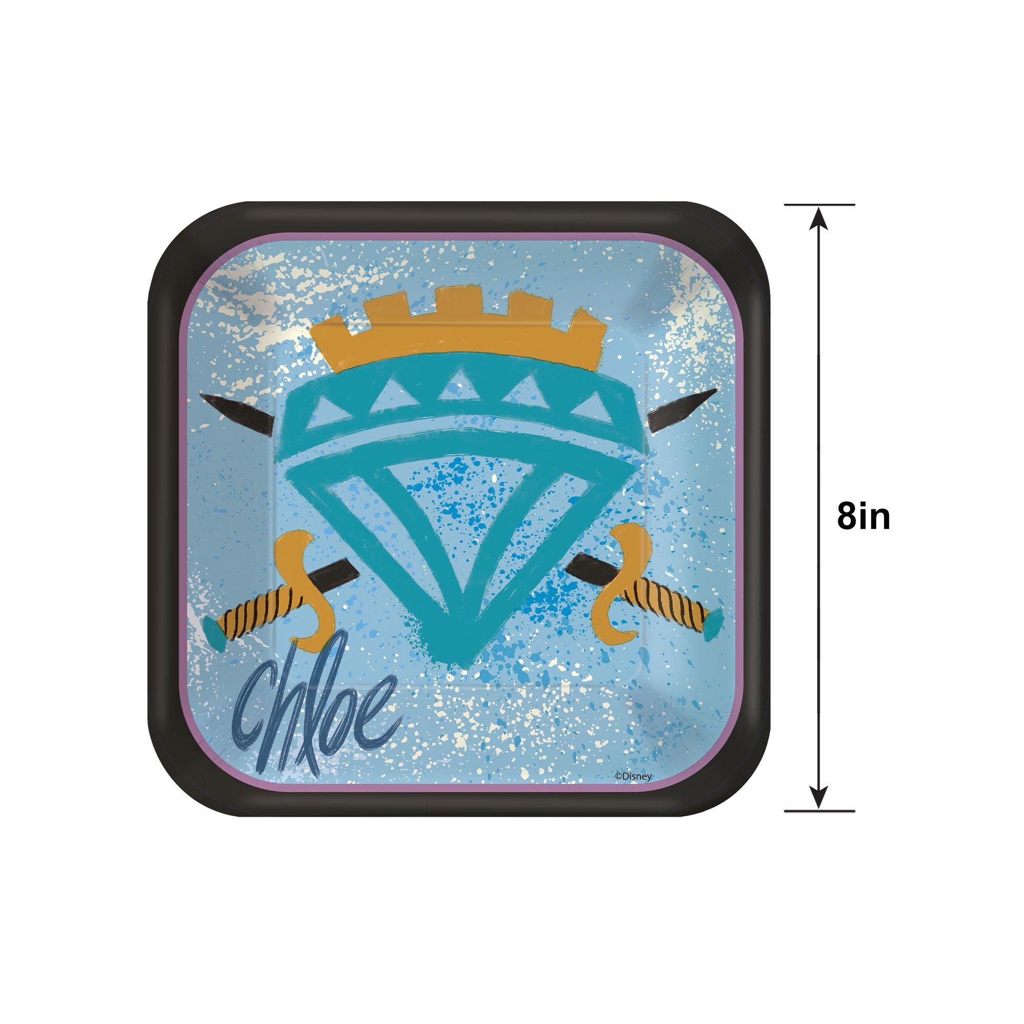 PartyCity Chloe & Red Square Paper Dessert Plates, 7in, 8ct ...