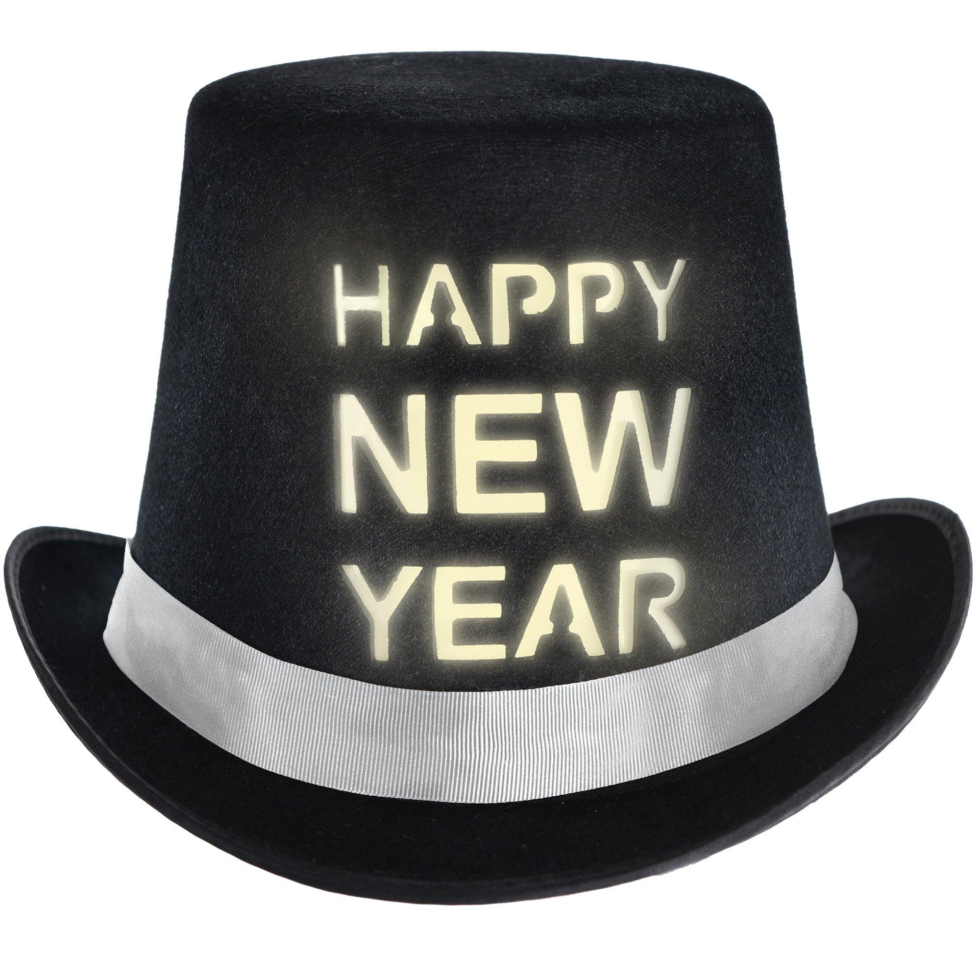 Light-Up Happy New Year Top Hat | Party City
