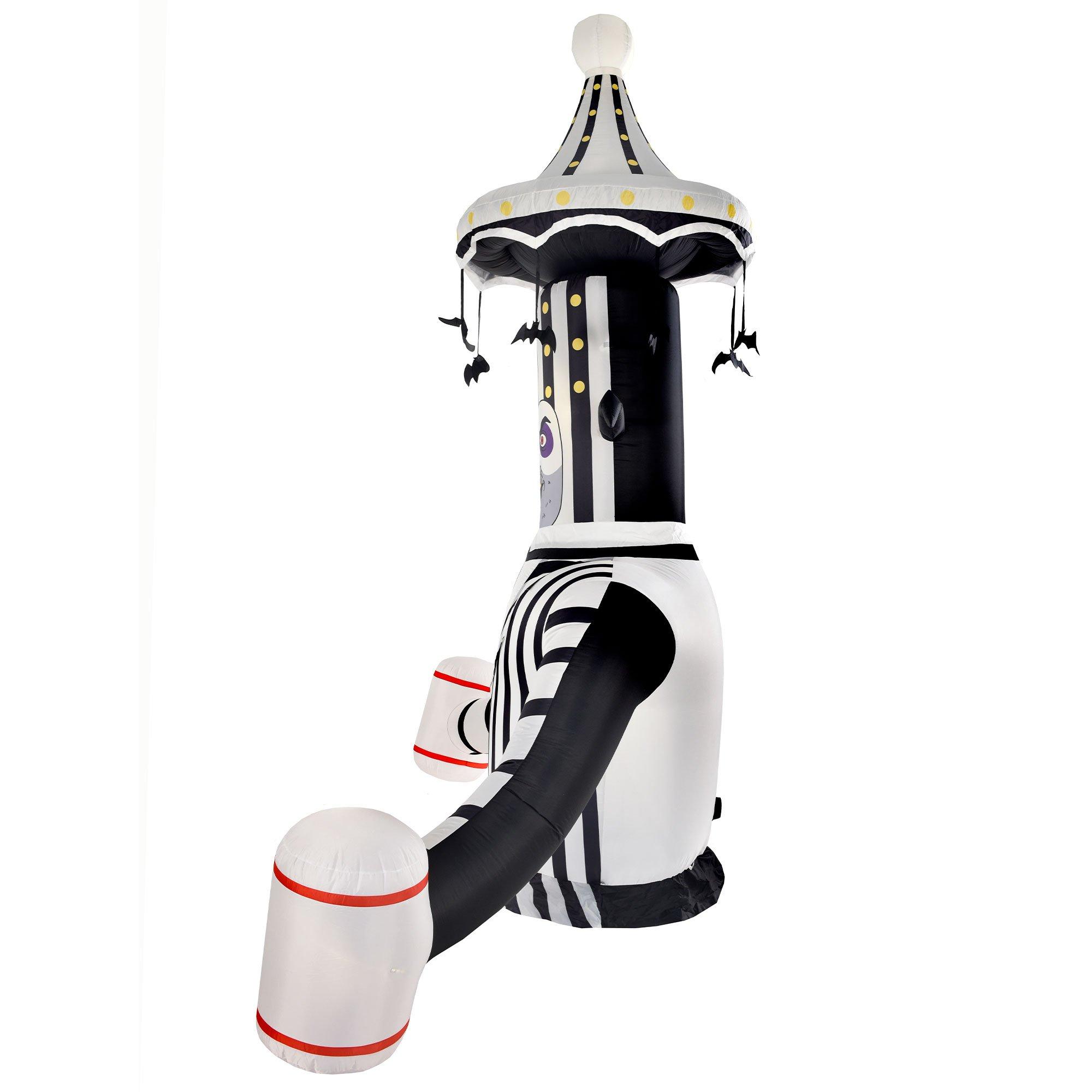 PartyCity Inflatable Beetlejuice Carousel Ground Breaker, 12ft ...