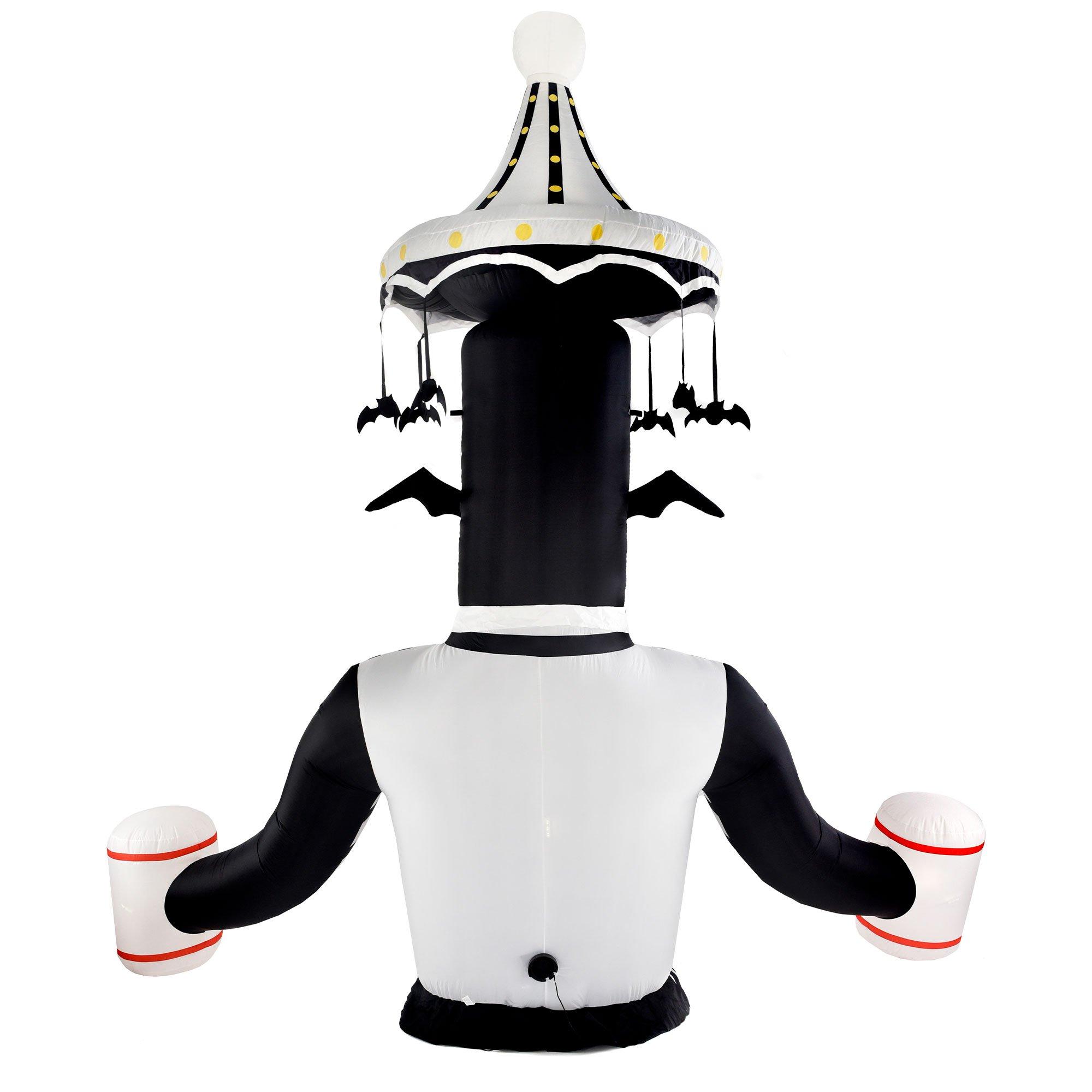 PartyCity Inflatable Beetlejuice Carousel Ground Breaker, 12ft ...