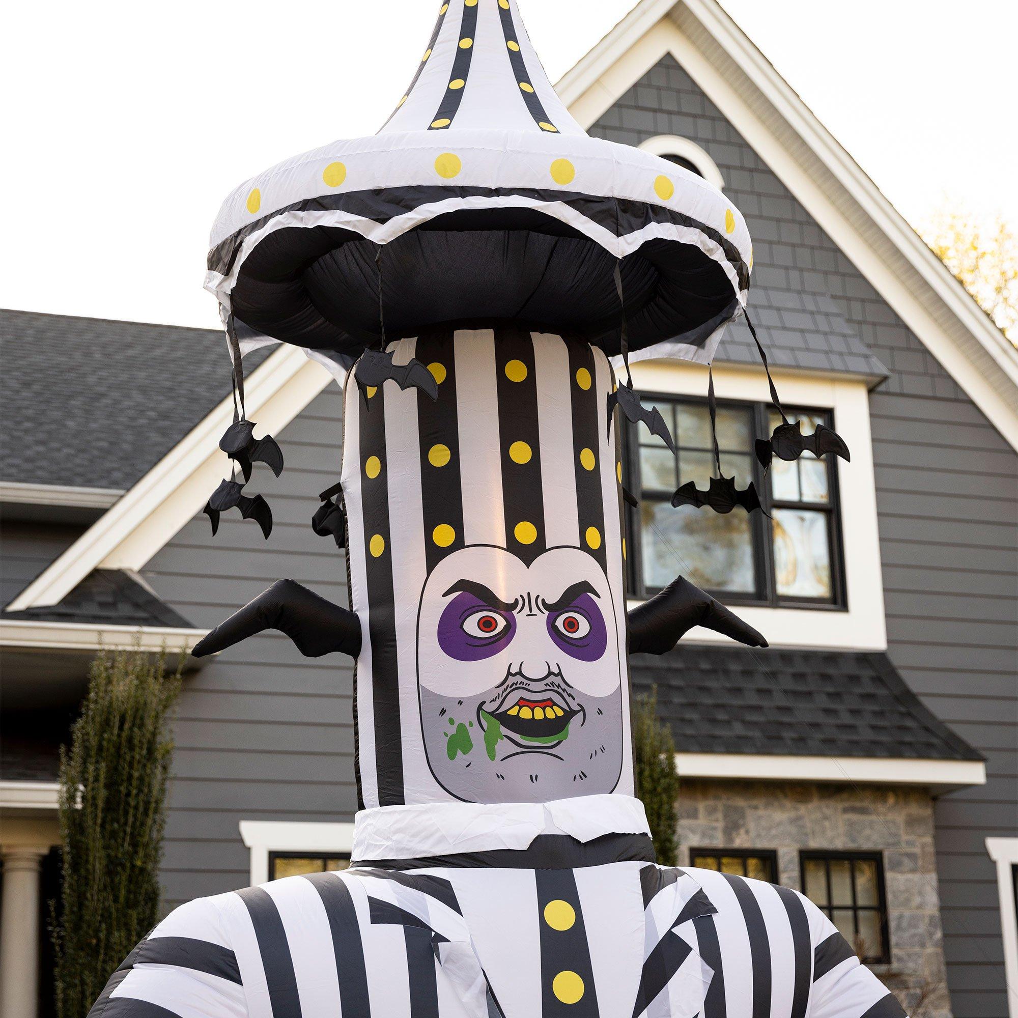 PartyCity Inflatable Beetlejuice Carousel Ground Breaker, 12ft ...