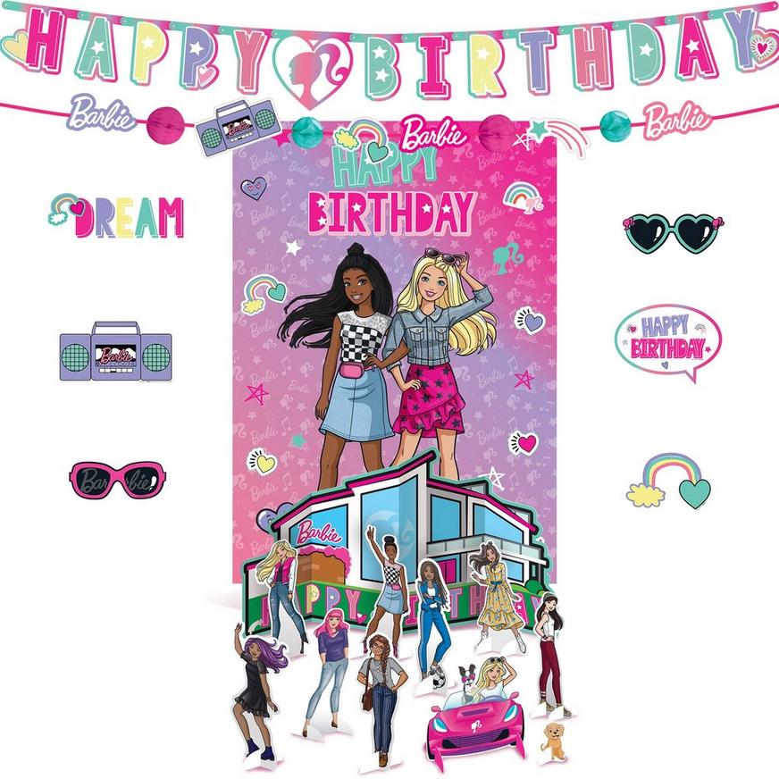 Barbie Dream Together Birthday Party Decorating Supplies Pack - Kit ... Barbie Dream Together Birthday Party Decorating Supplies Pack - Kit ...