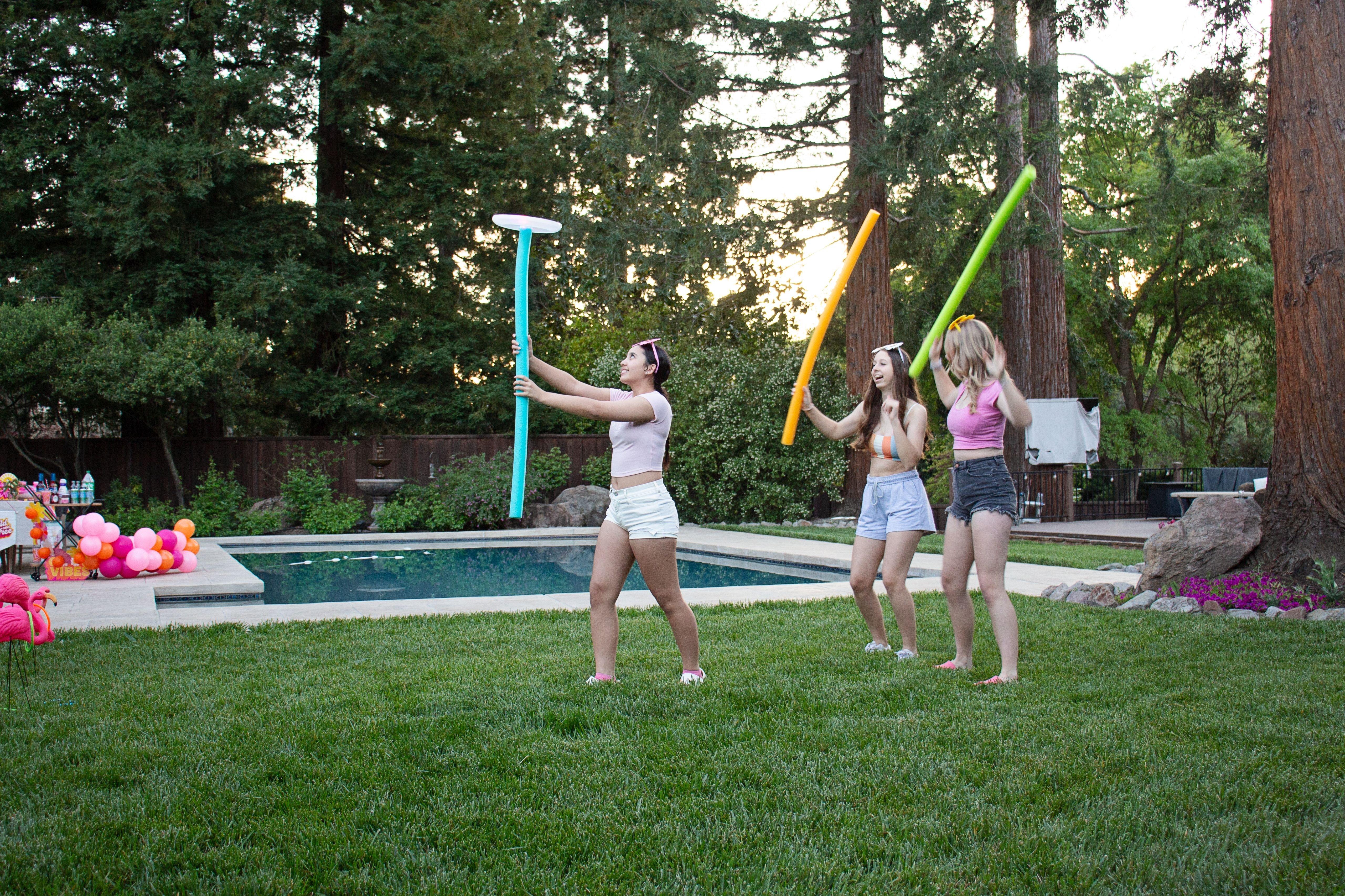 Disc and Noodle Relay Fun | Party City