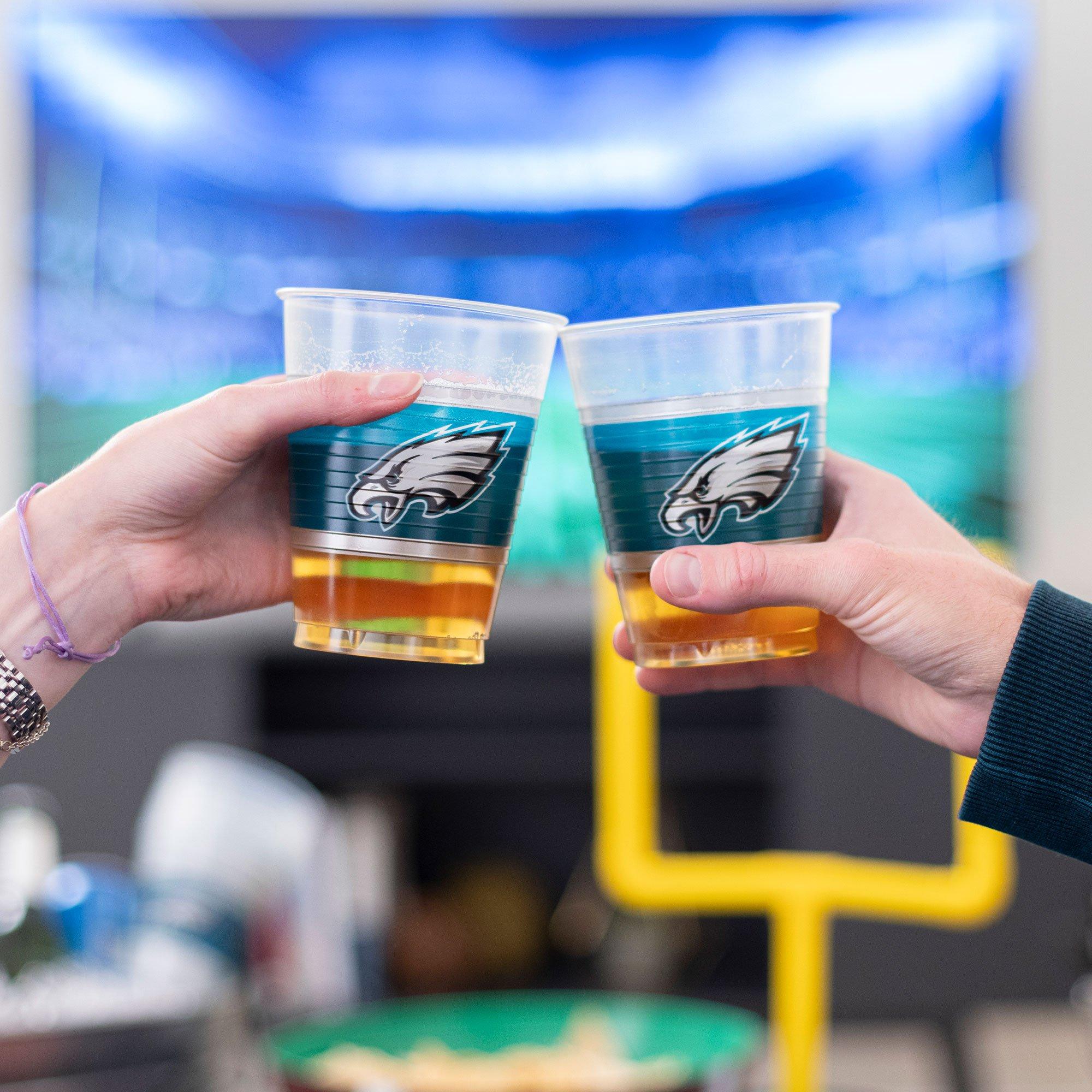 NFL Philadelphia Eagles Plastic Cups 25ct | Hamilton Place