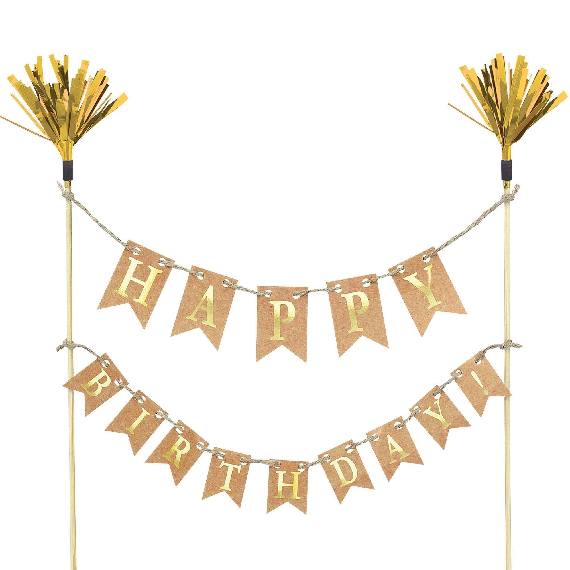 PartyCity Happy Birthday Pennant Banner Cake Topper | Hamilton Place
