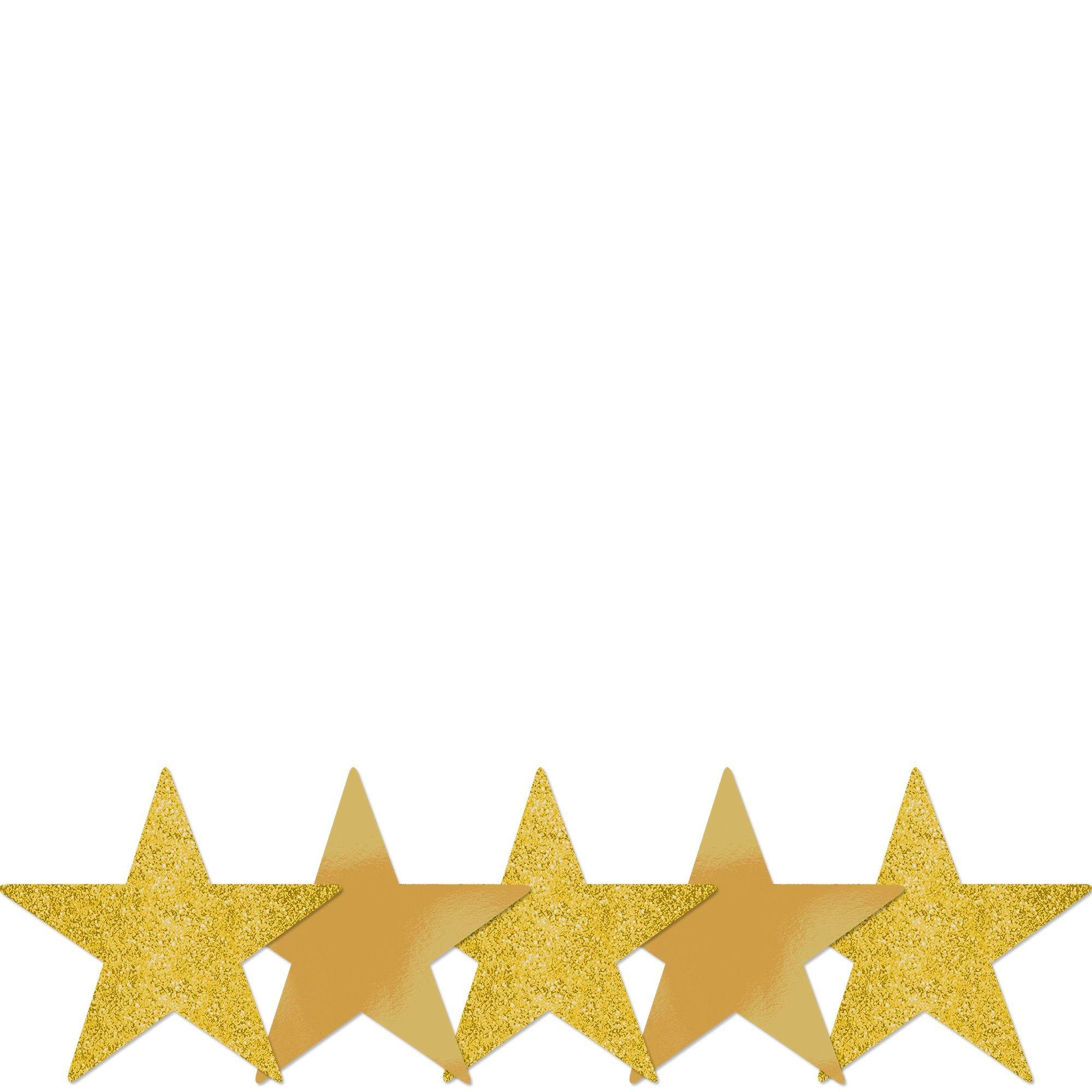 Gold Star Border Transparent