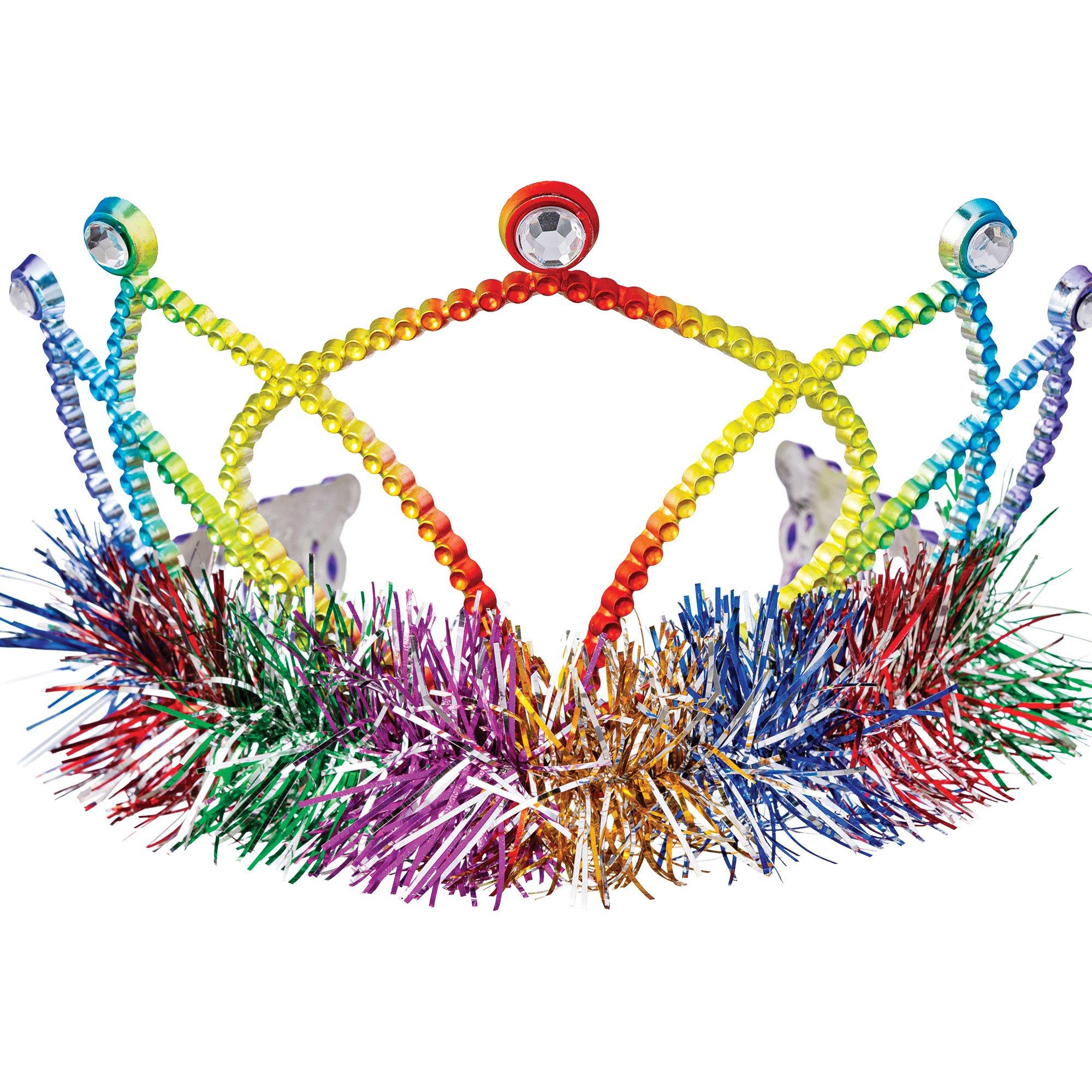 PartyCity Rainbow Rhinestone Tiara | Hamilton Place