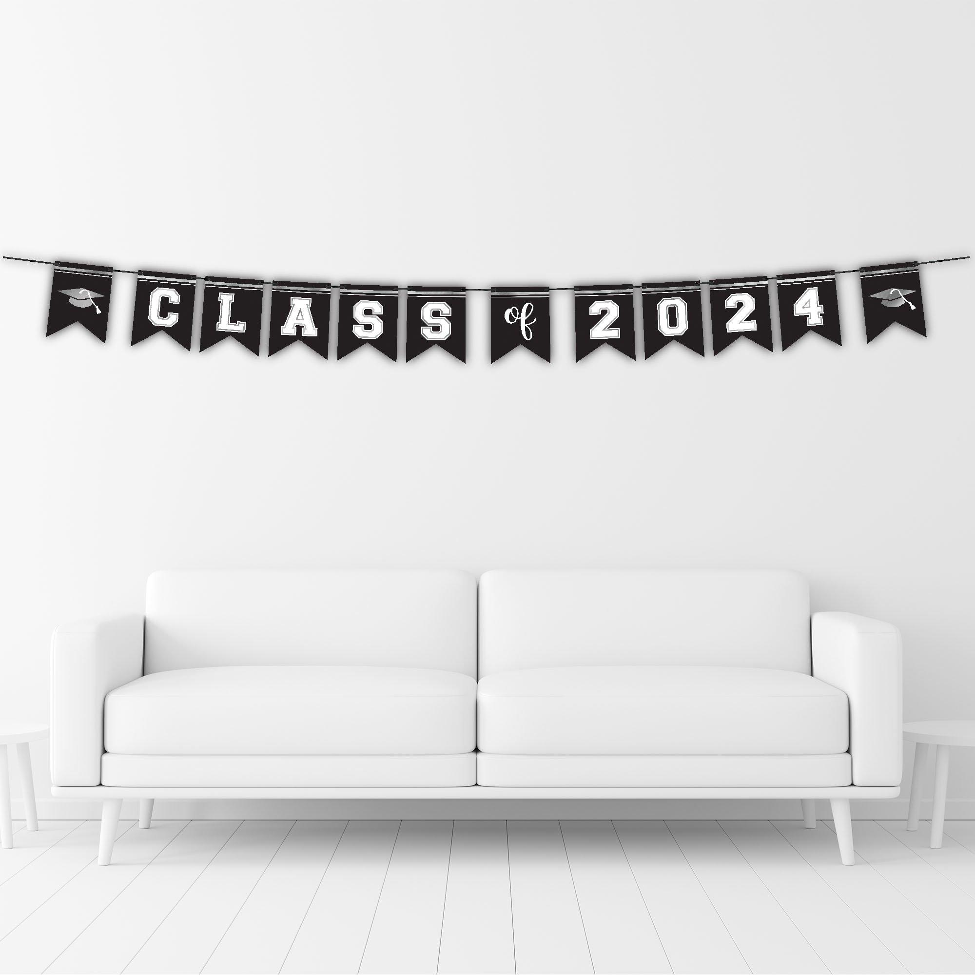 PartyCity Class of 2024 Graduation Cardstock Pennant Banner | Hamilton ...