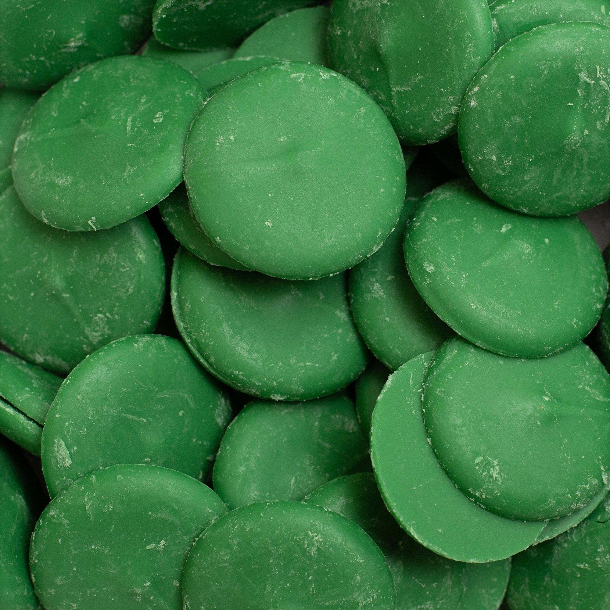 PartyCity Sweetshop Dark Green Melt'ems Candy Wafers, 12oz - Vanilla ...
