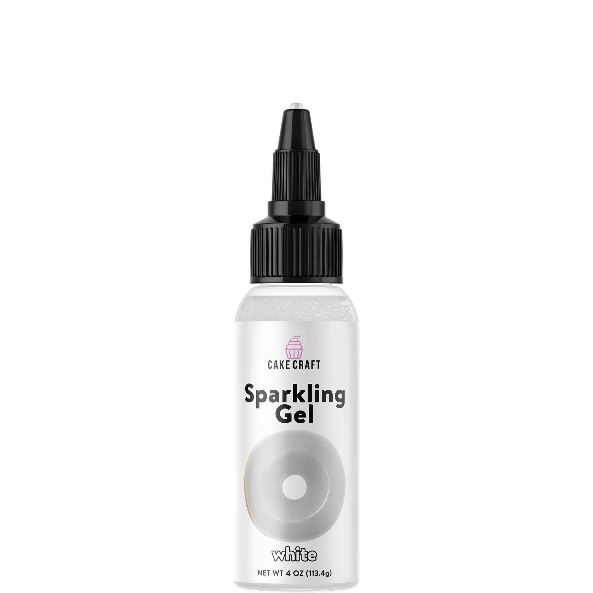 PartyCity Cake Craft White Sparkling Gel, 4oz | Hamilton Place