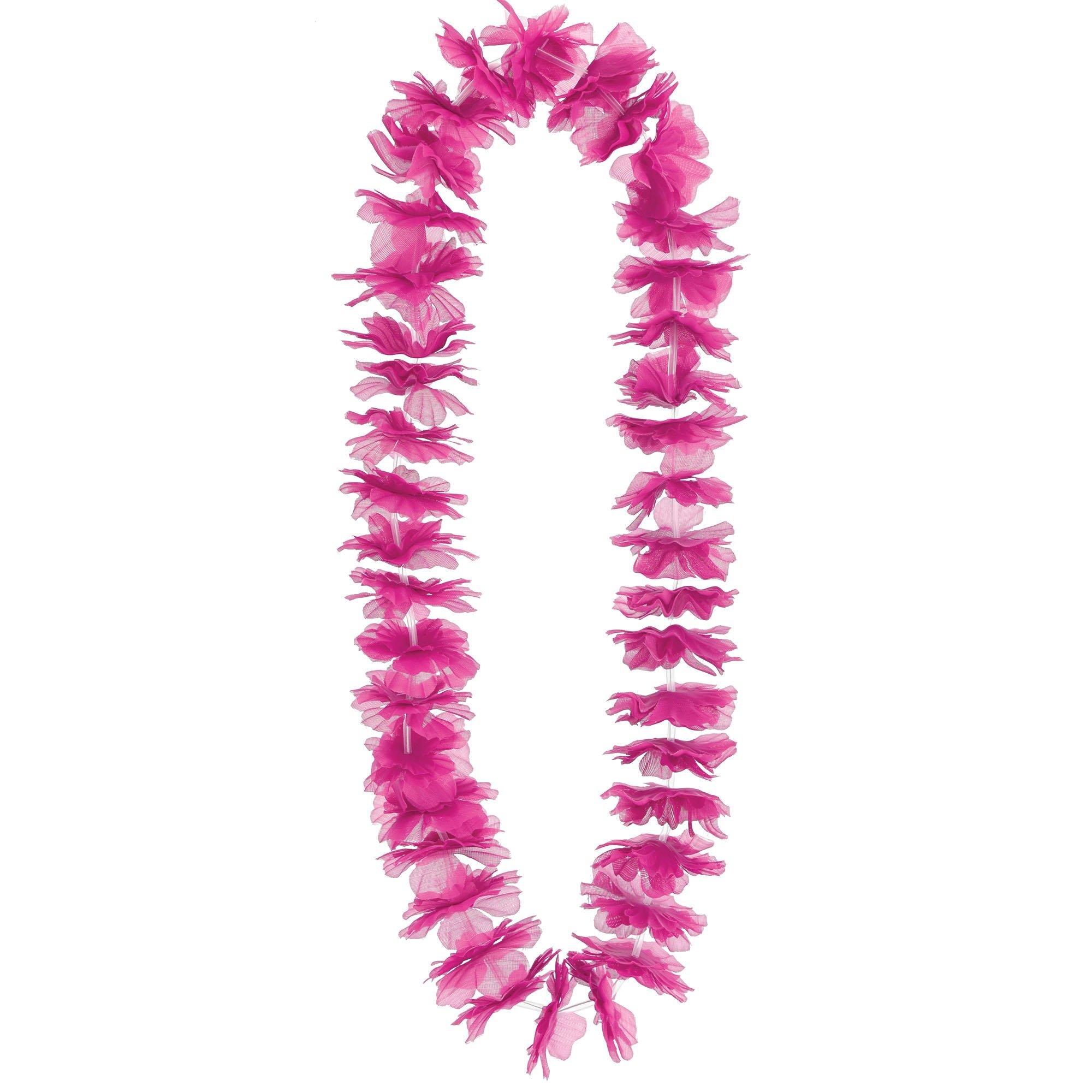 PartyCity Bright Pink Lei, 40in | Hamilton Place