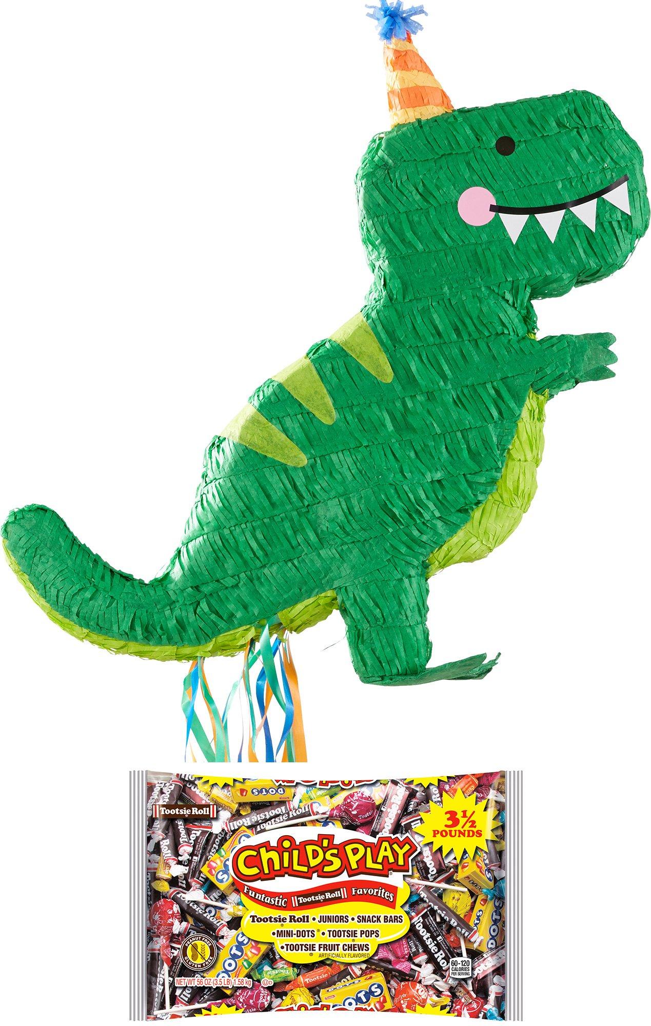 Pull String Dino-Mite Dinosaur Pinata Kit - Includes Pinata & Child's ...