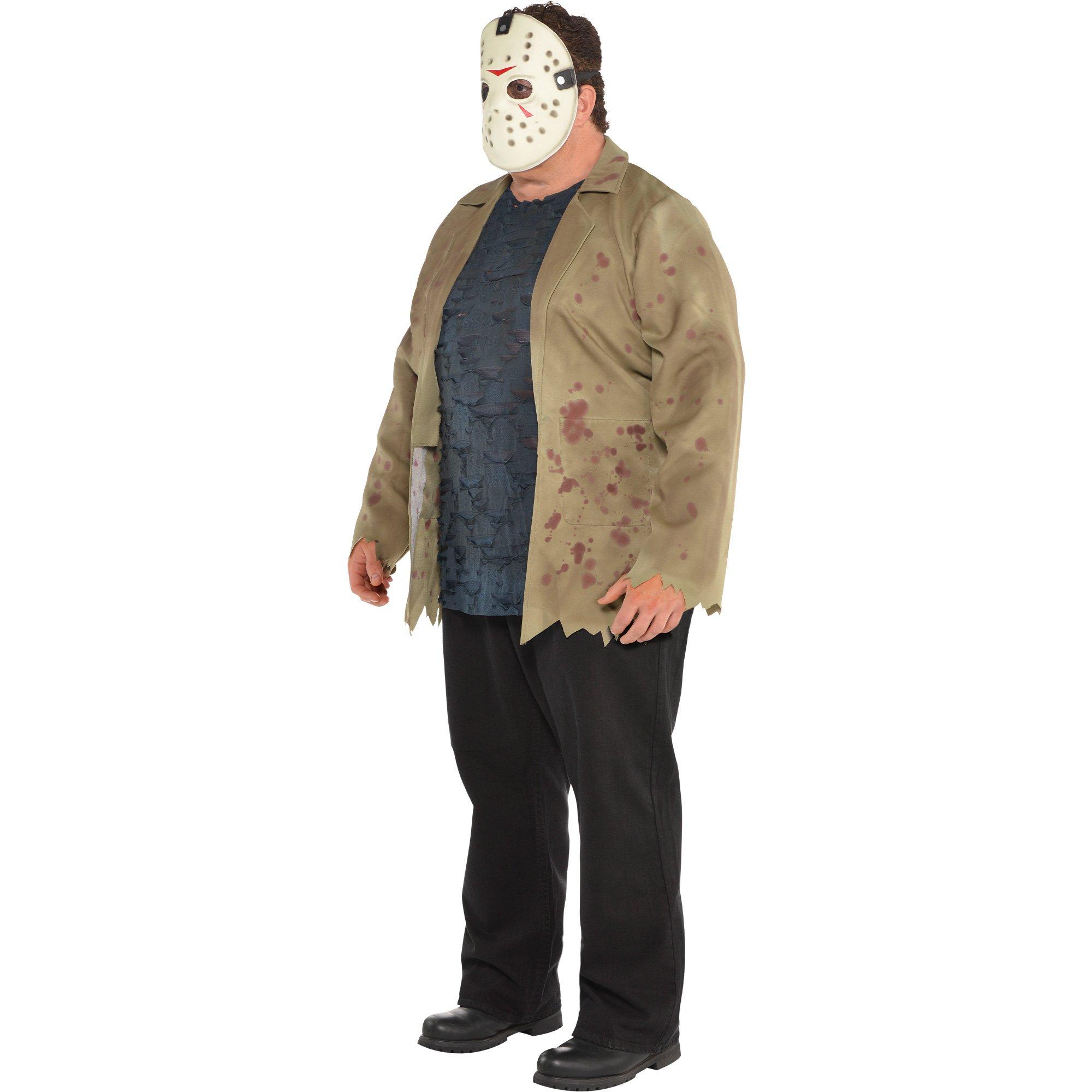 PartyCity Adult Jason Voorhees Costume Plus Size - Friday the 13th ...