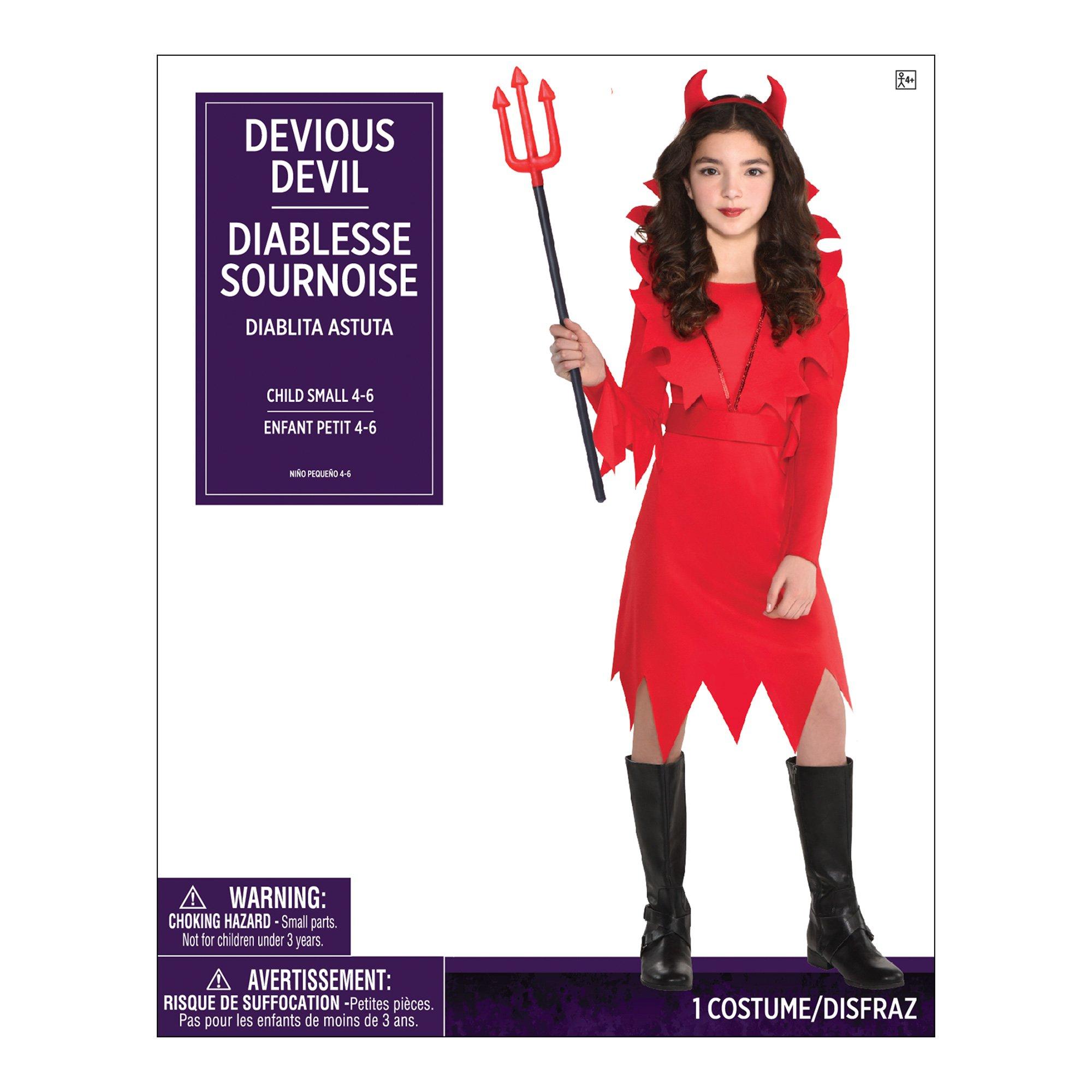 Girls Devious Devil Costume | Party City