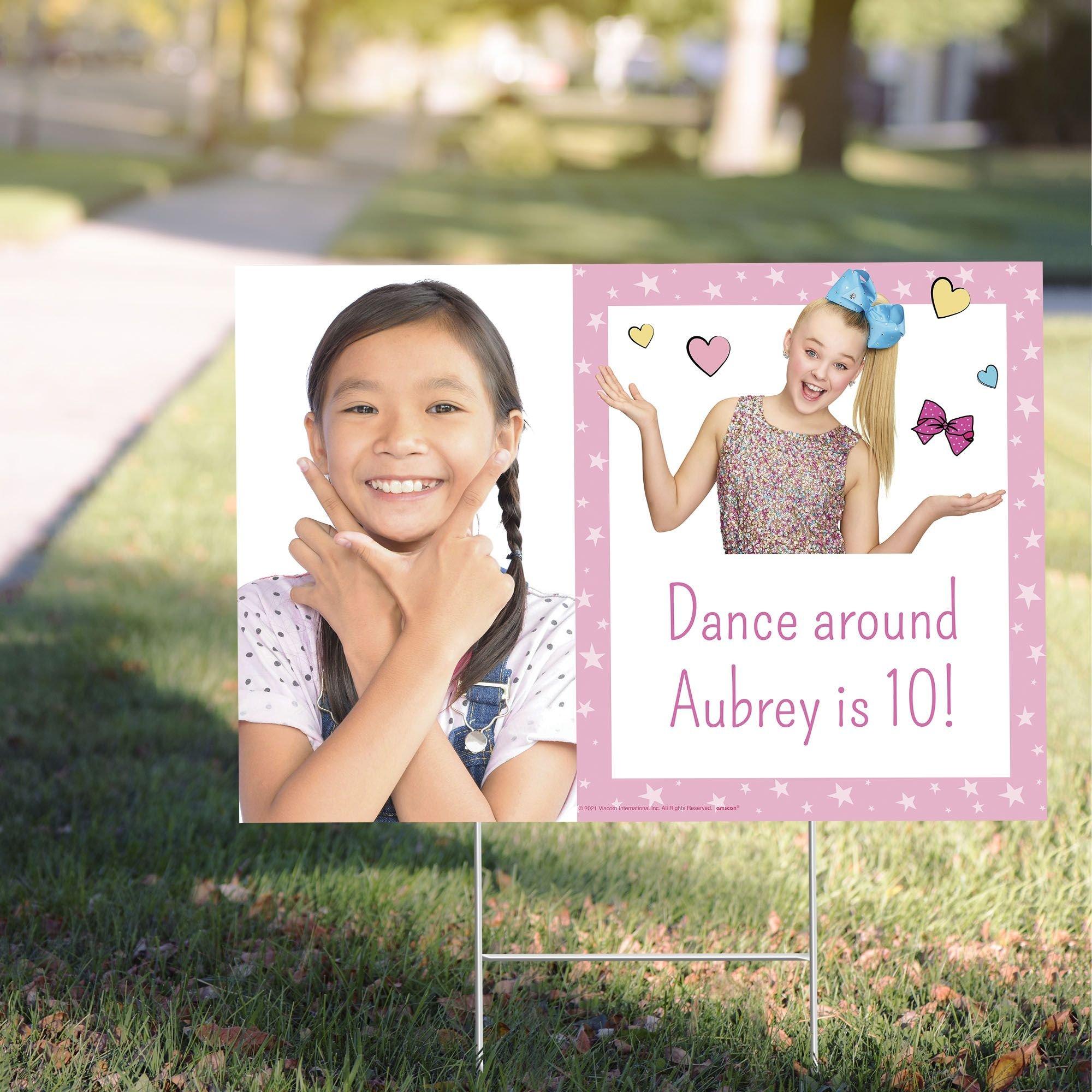 Custom JoJo Siwa Photo Yard Sign | Party City
