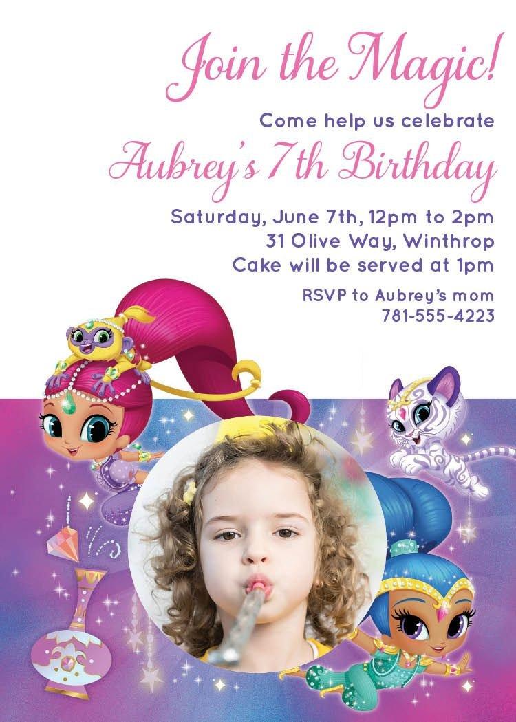 PartyCity Custom Flutter Photo Invitations | Hamilton Place