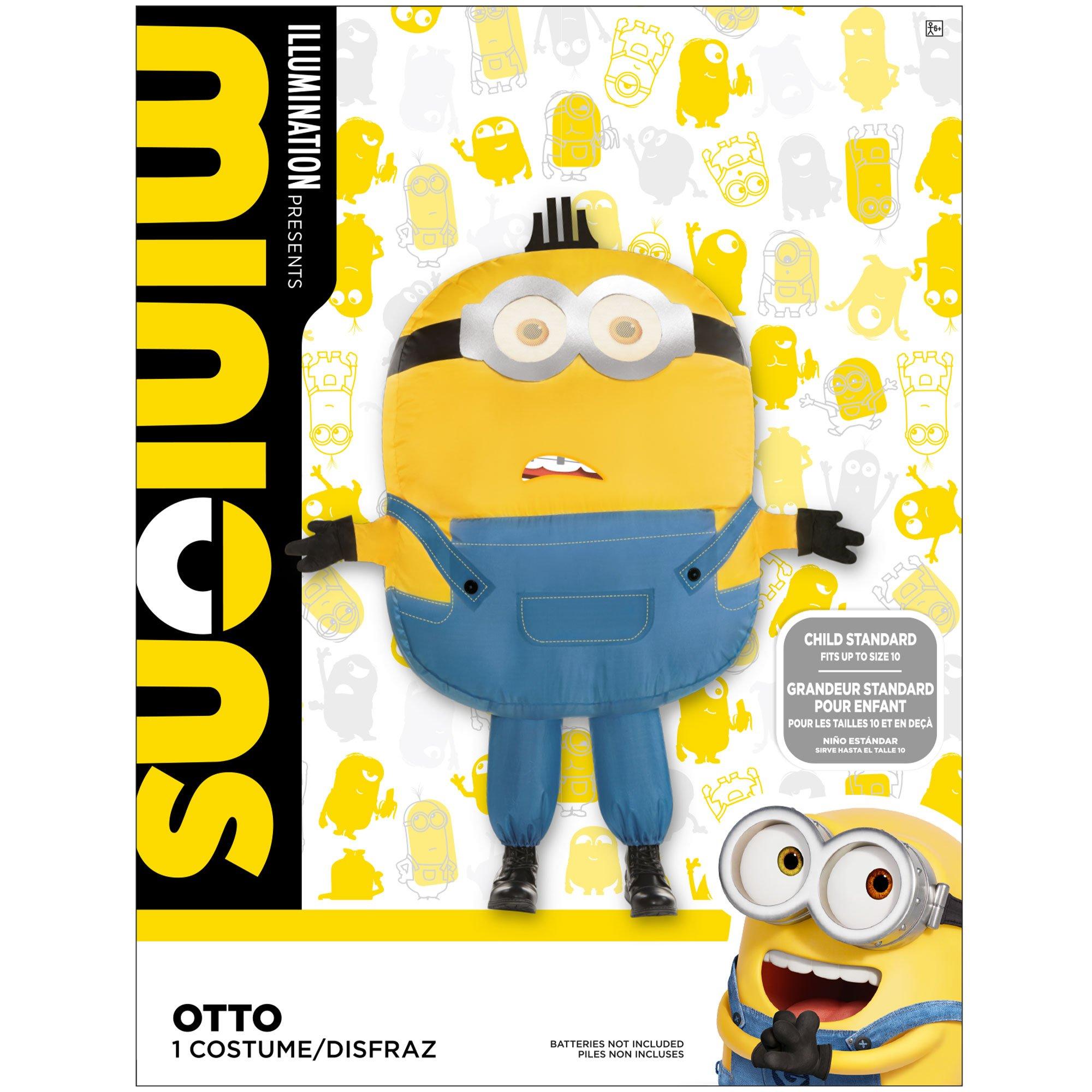 PartyCity Otto Minion Inflatable Costume for Adults - The Rise of Gru ...