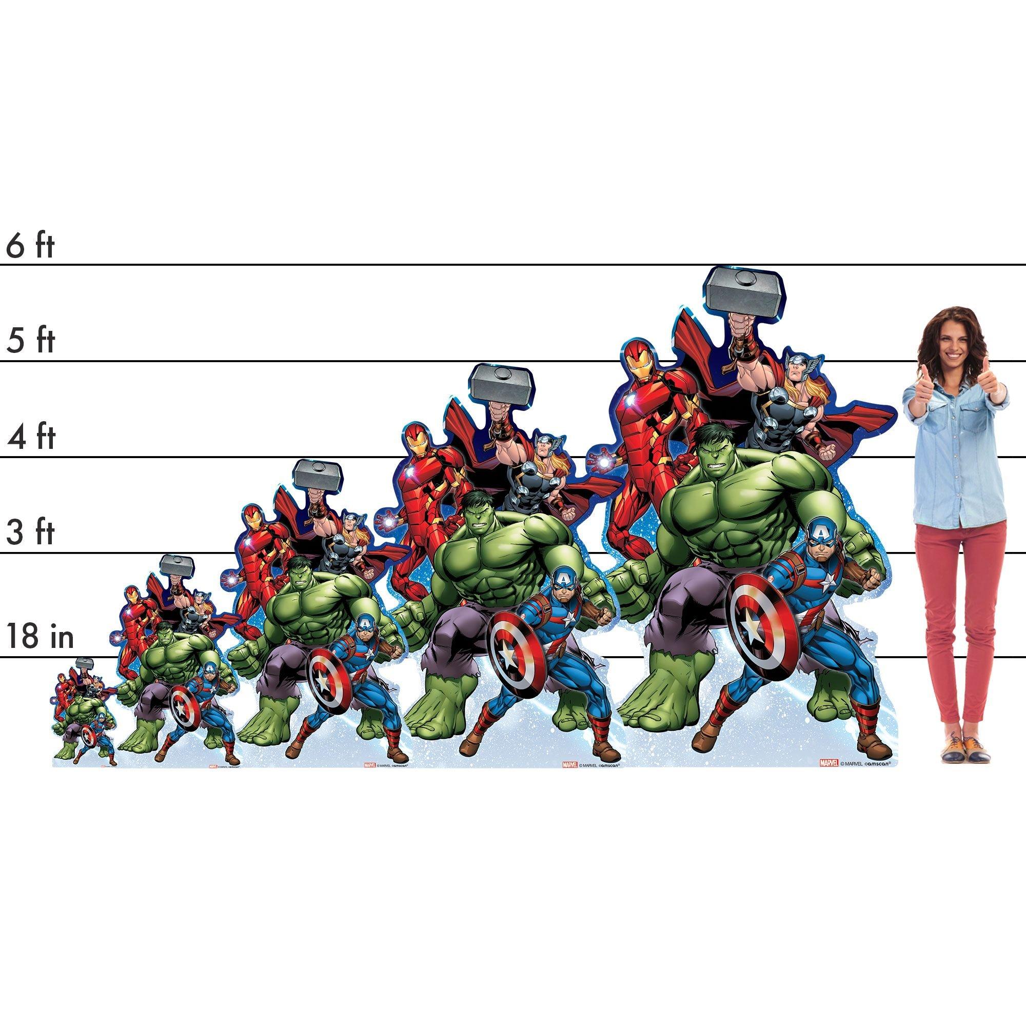 PartyCity Epic Avengers Centerpiece Cardboard Cutout, 18in | Hamilton Place