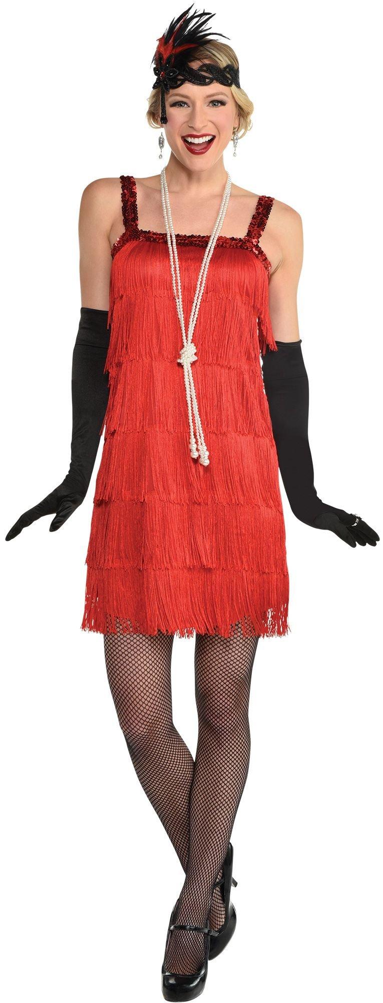 Adult Ruby Red Flapper Costume Party City