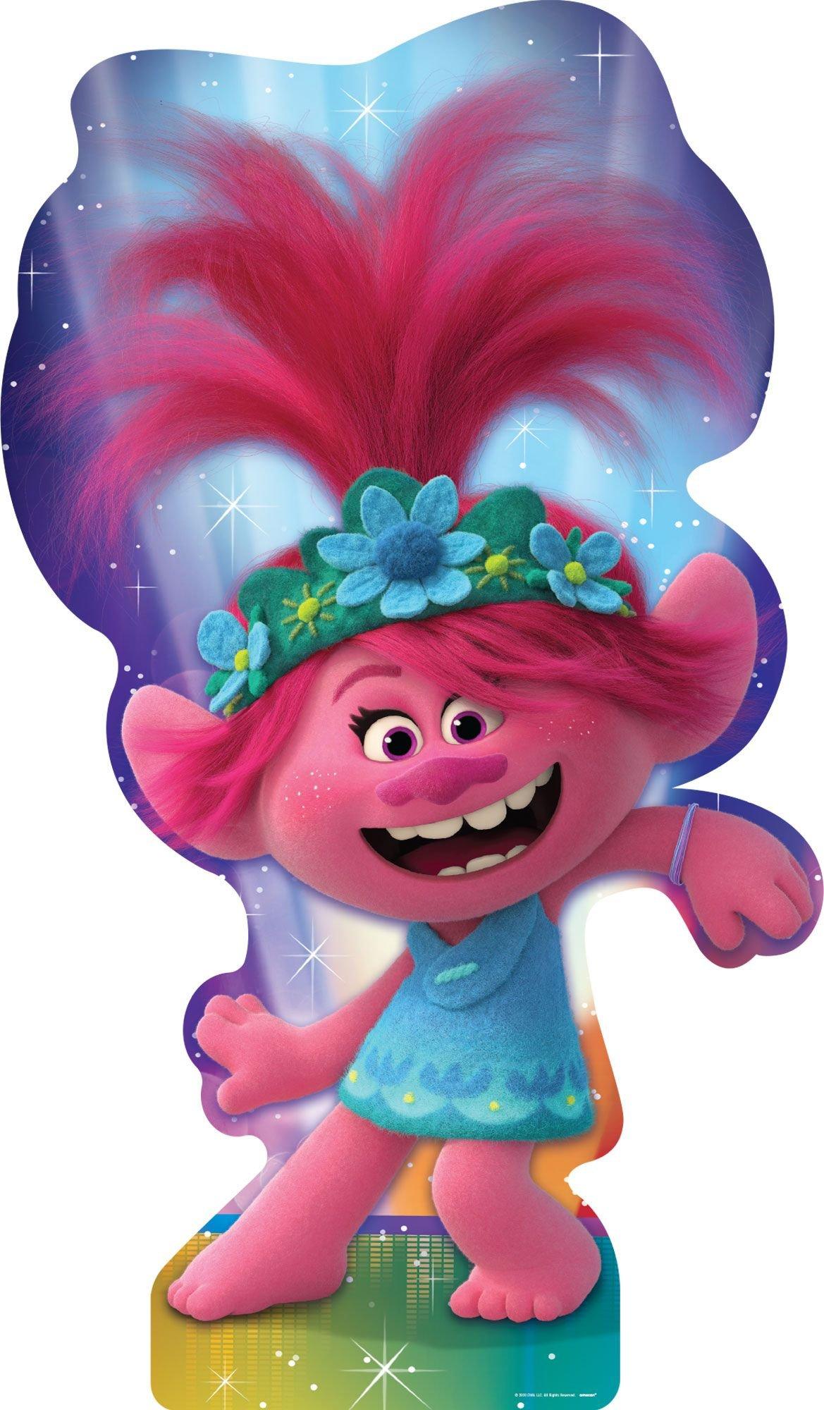 Trolls World Tour Cardboard Cutout 3ft Party City
