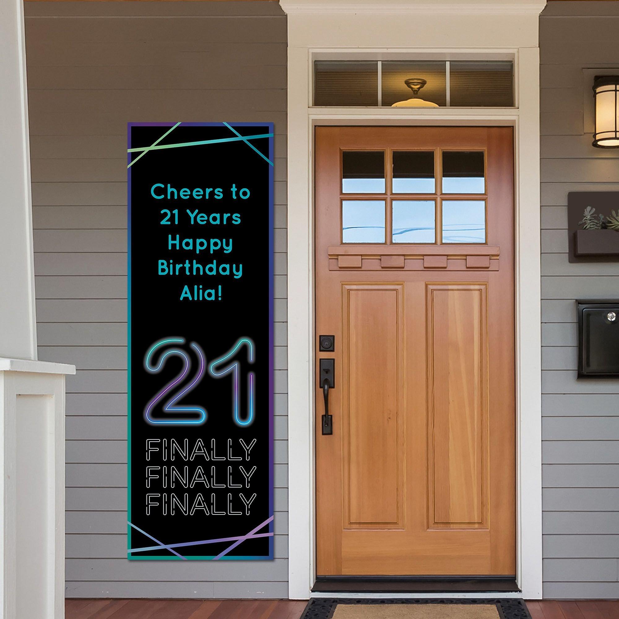 PartyCity Custom Finally 21 Horizontal Banner | Hamilton Place