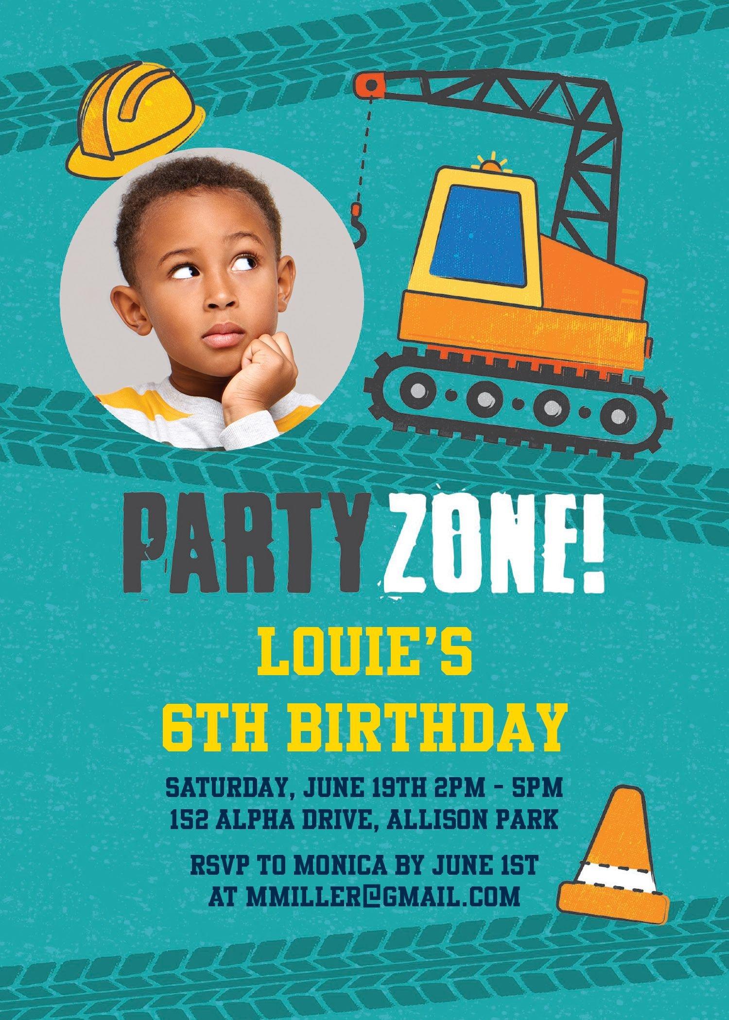 PartyCity Custom The Child Photo Invitations | Hamilton Place