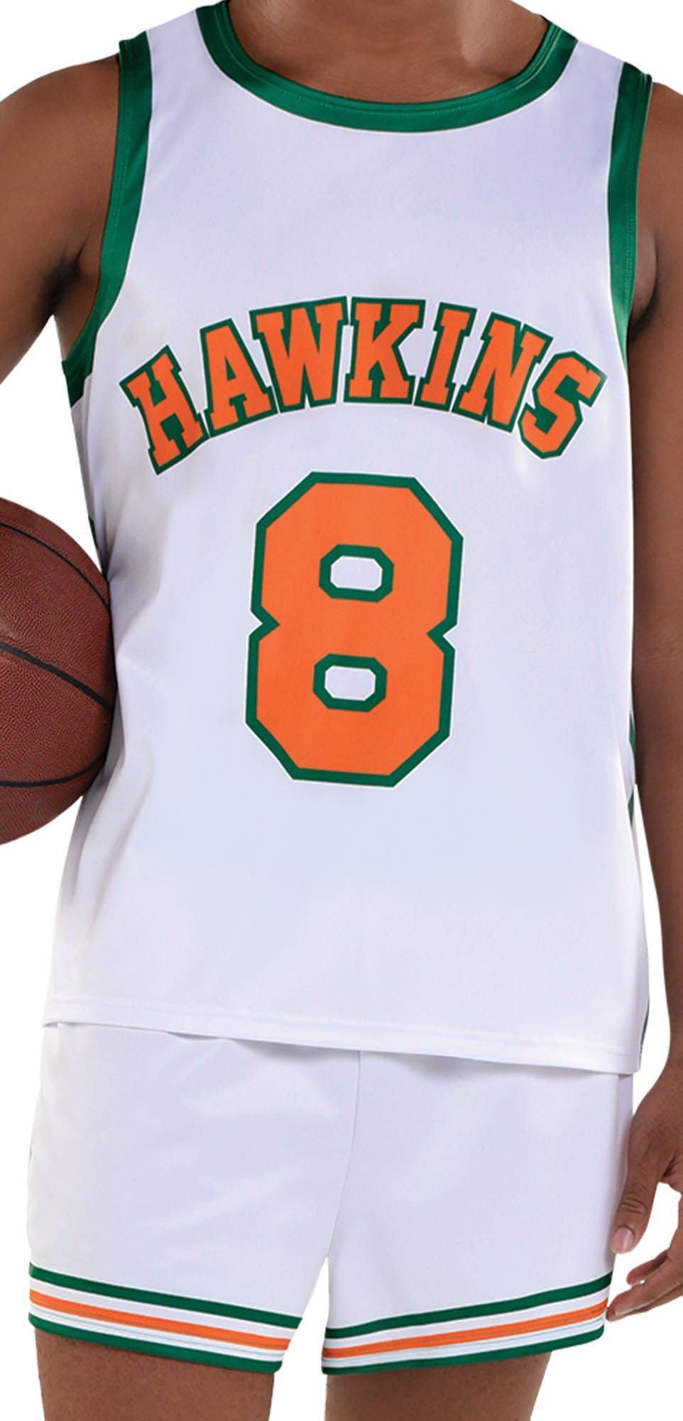 PartyCity Adult Lucas Hawkins High Basketball Costume - Stranger Things ...